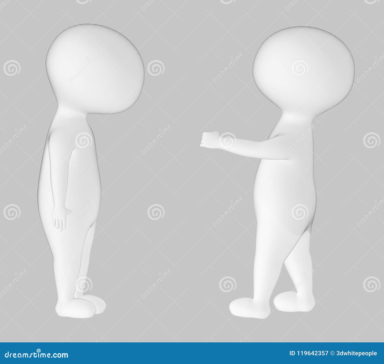 3d Character , Man Character Advising , Support Stock Illustration ...