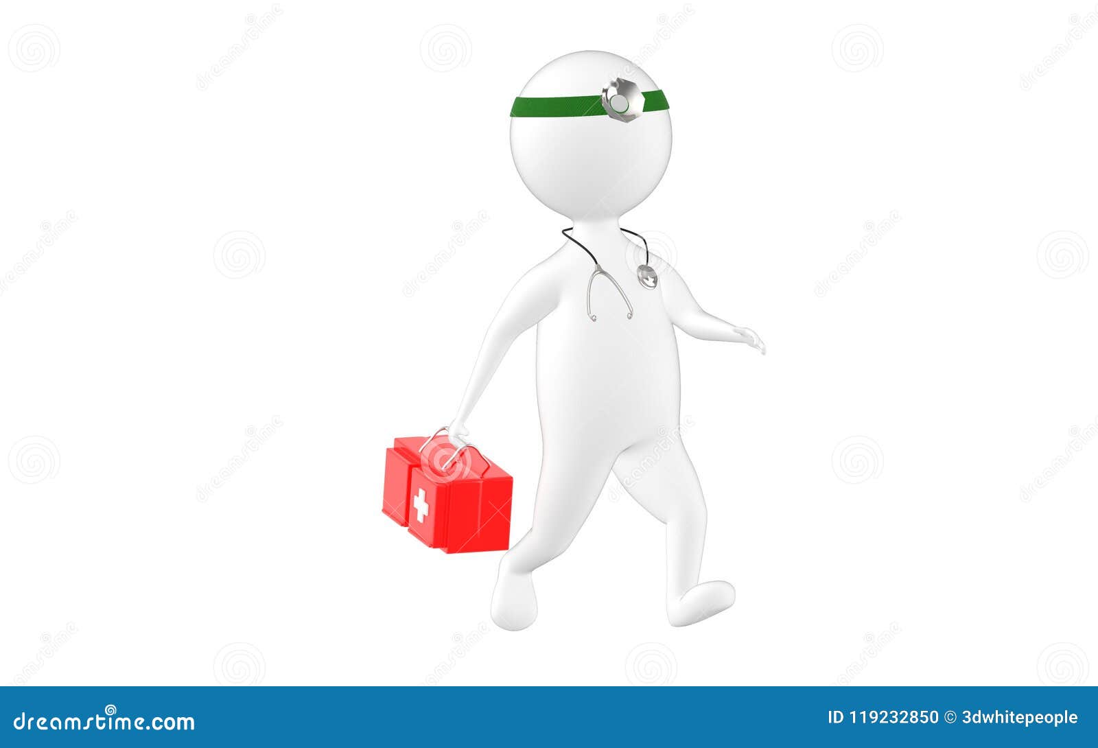 3d Character , Man , Doctor , Medical Practitioner Stock Illustration ...