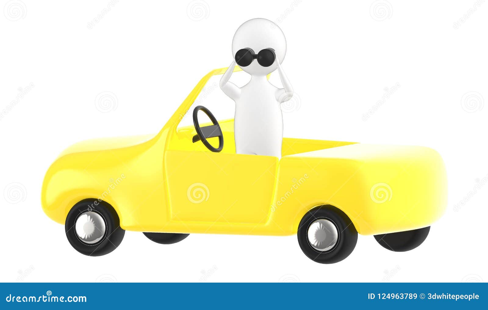 3d Character , Man Looking through Binocular while Standing Inside a ...