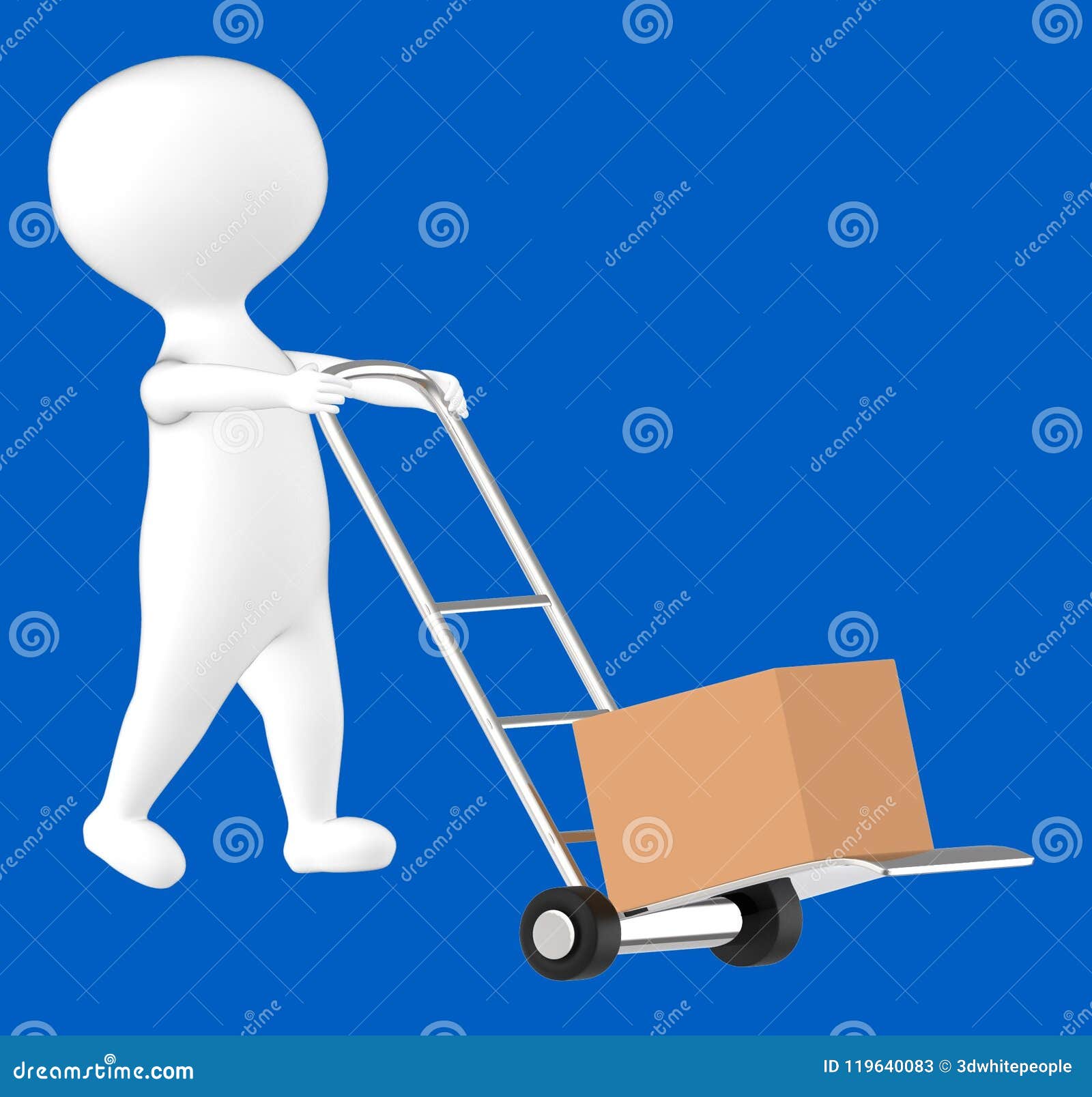 Clipart Of Man Moving 3d