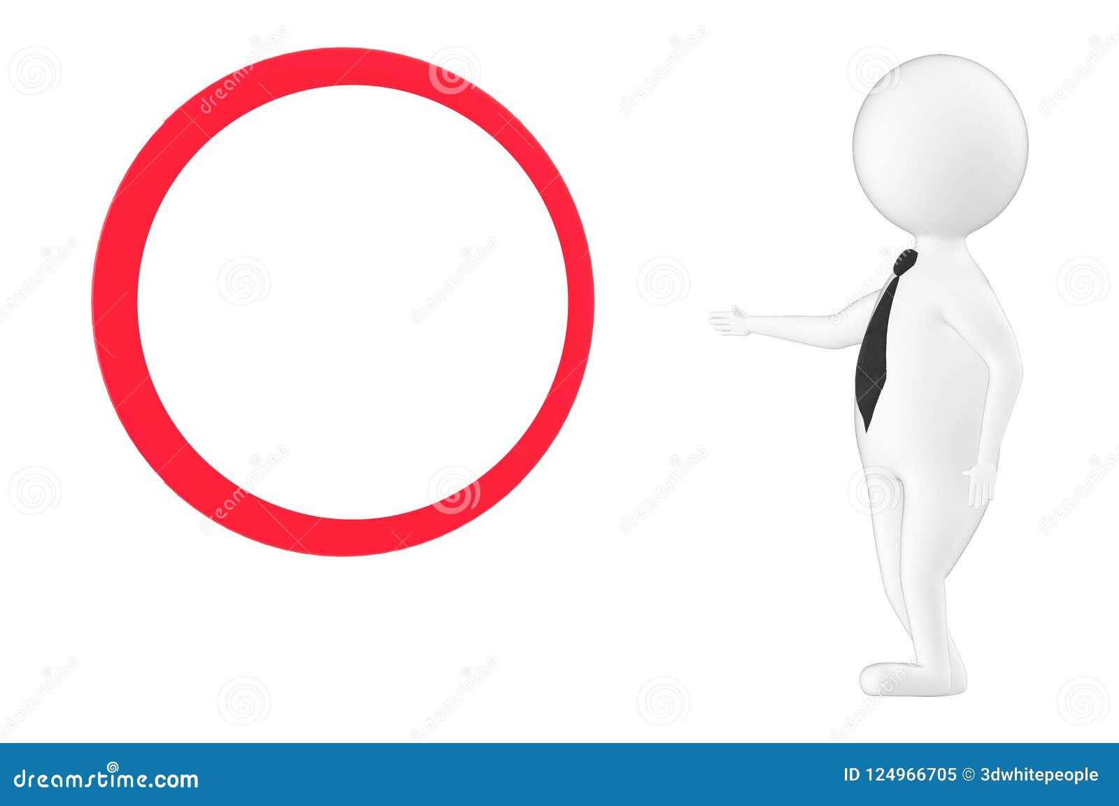 3d Character , Man Pointing Towards a Empty Circular Ring Stock ... 3d Character , Man Pointing Towards a Empty Circular Ring Stock ...