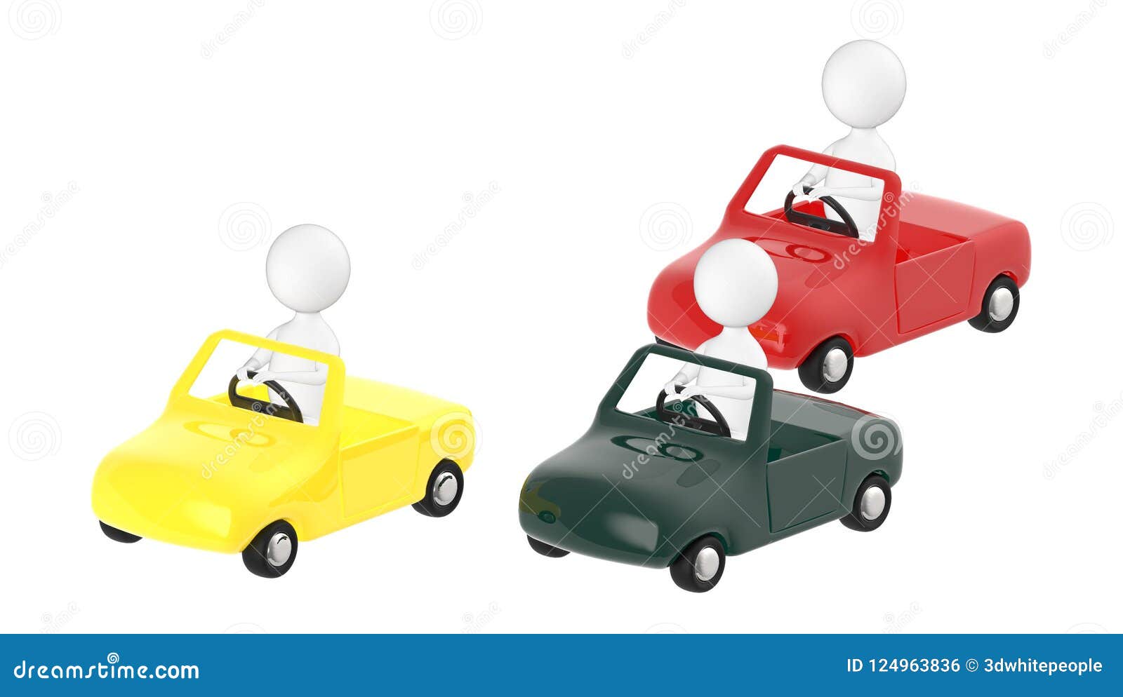 3d Character , Man Character,s Driving Car , Racing Stock Illustration ...