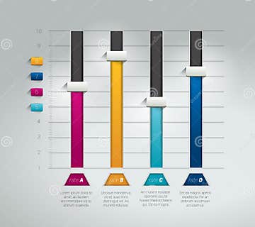 3D chart, graph. stock vector. Illustration of design - 55508224