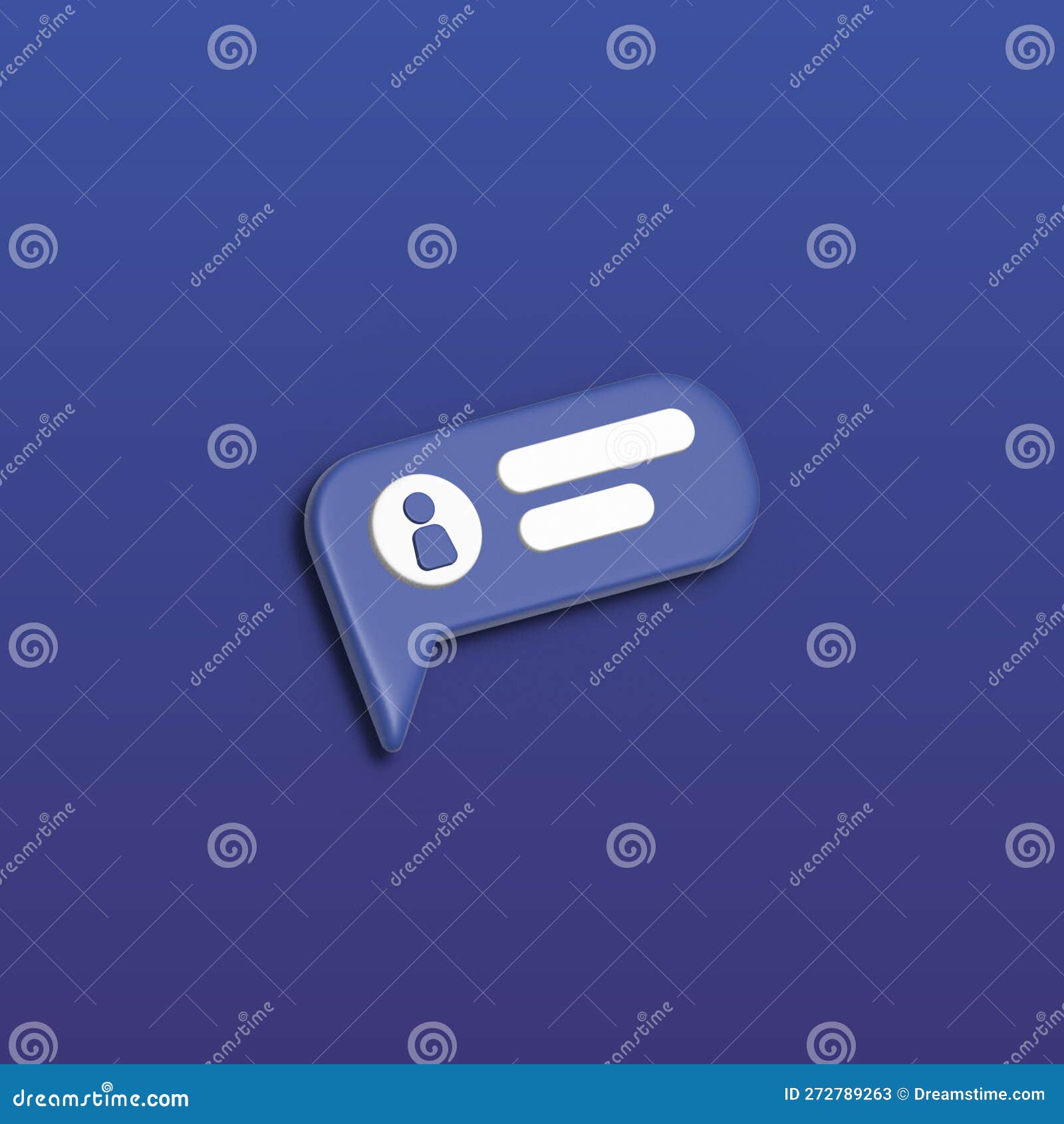 3d Chat and User Pop Up Icon Emoji Illustration 3d Stock Vector ...