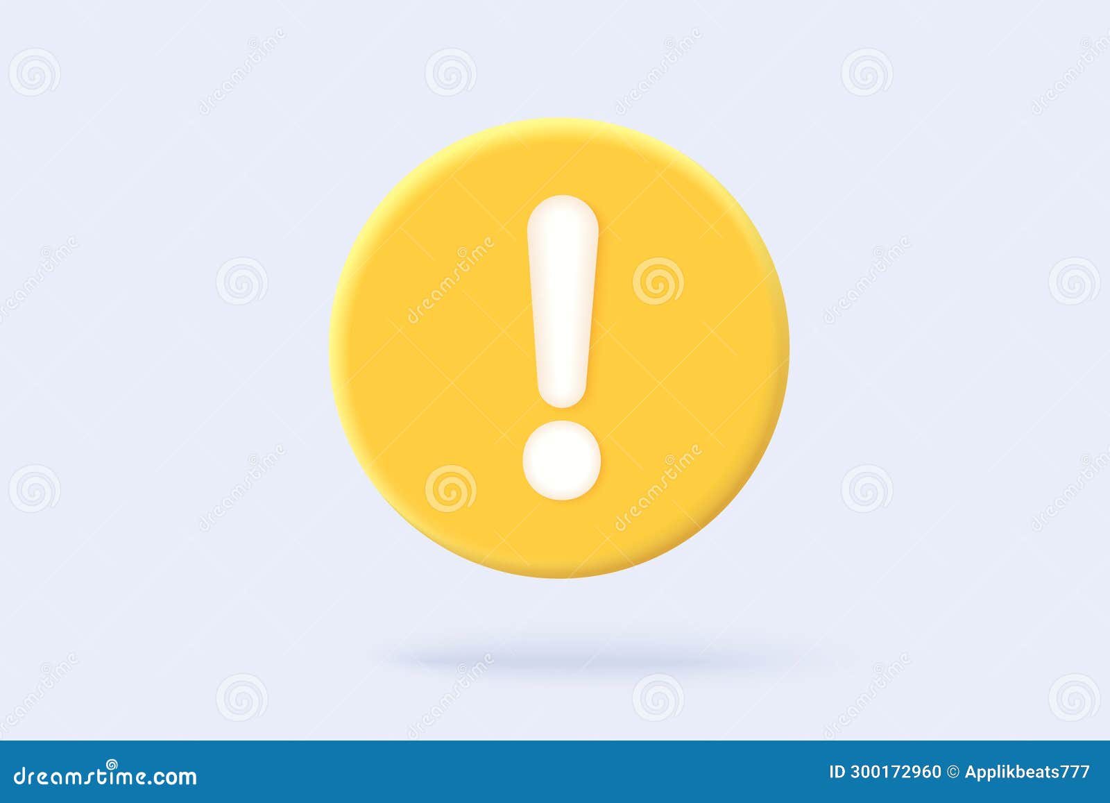 3d Check Wrong Icon Isolated on White Background. Negative Check List ...