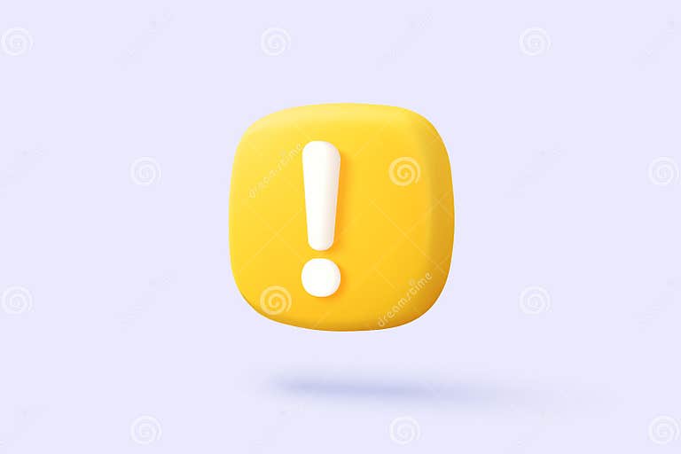 3d Check Wrong Icon Isolated on White Background. Negative Check List ...