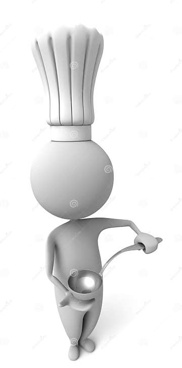 A 3D Chef Character is a Digital Representation of a Chef in Three ...