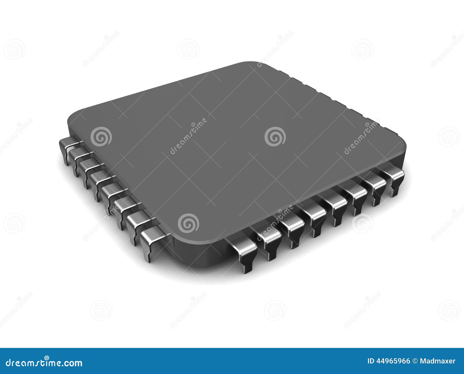 3d chip stock illustration. Illustration of closeup, component - 44965966