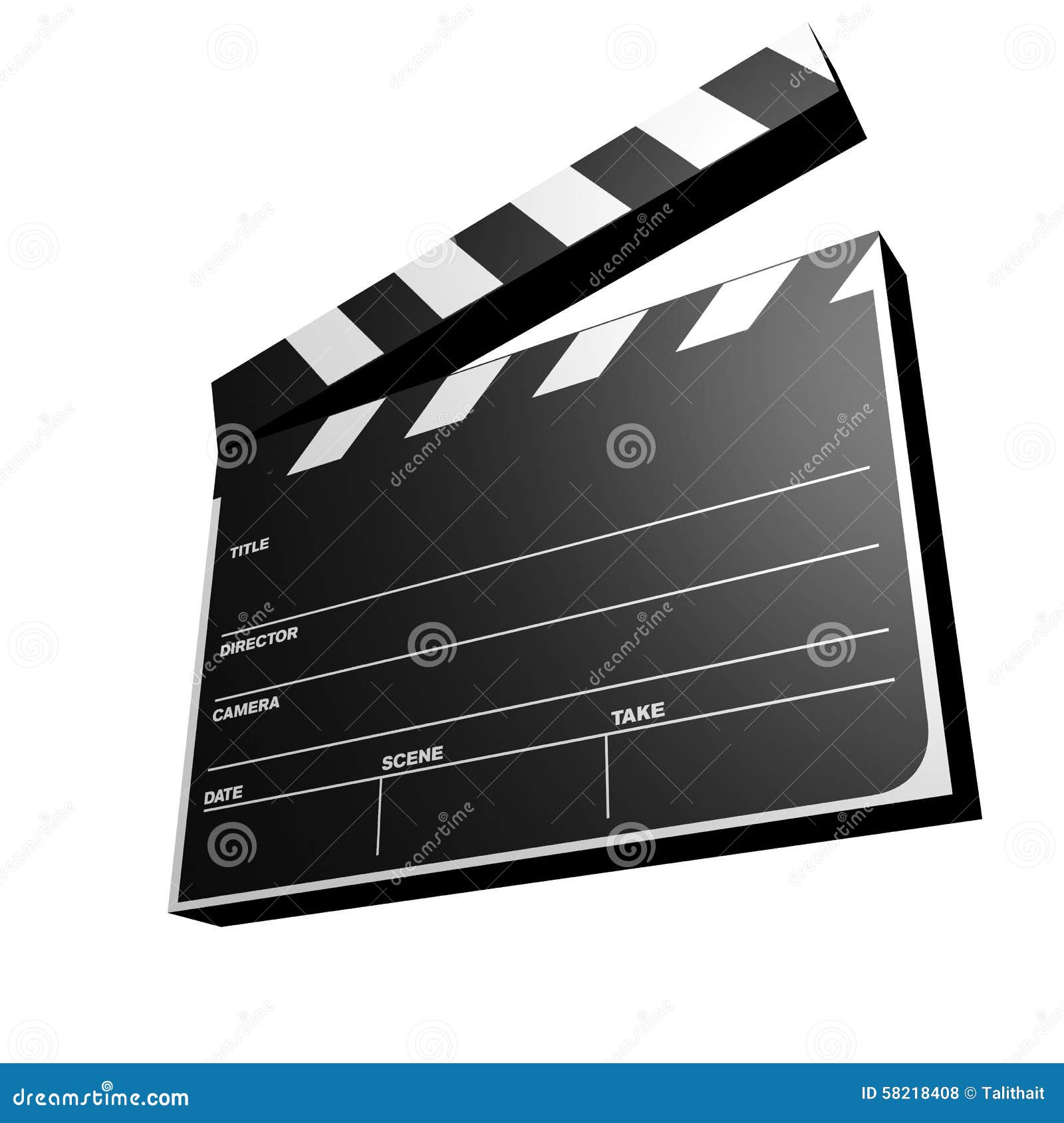 3d Ciak Stock Photo | CartoonDealer.com #58218186