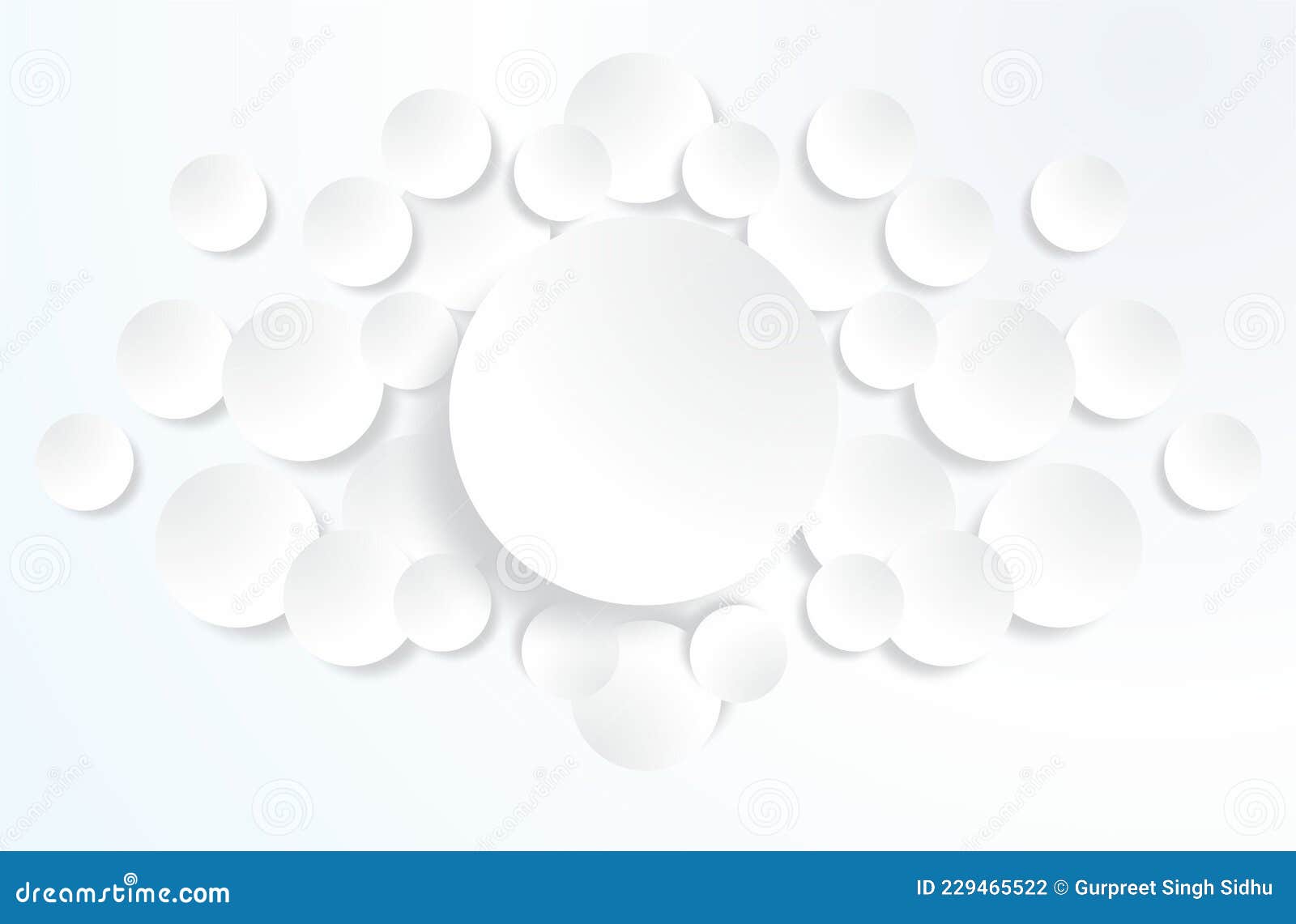 3D Circle Background, Background with Emboss Circle Stock Vector ...
