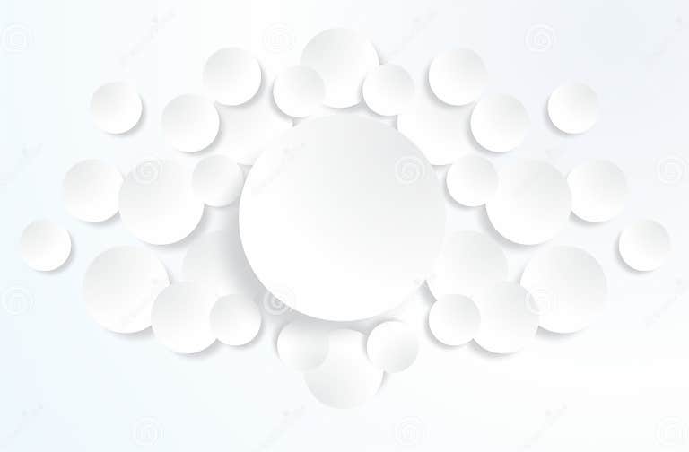 3D Circle Background, Background with Emboss Circle Stock Vector ...