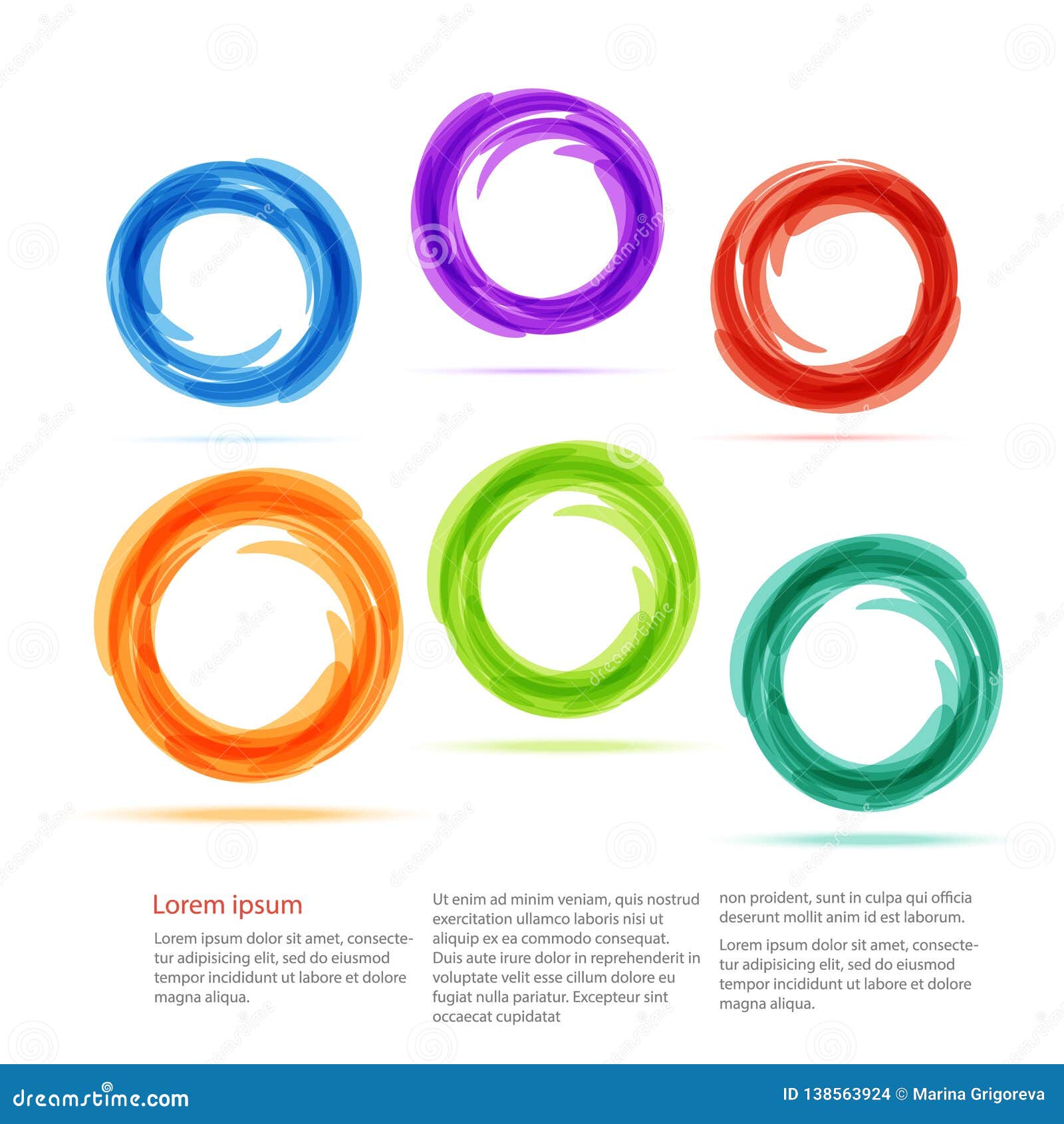 3D Price Tags Set 2. into Circle New Stock Vector - Illustration of ...