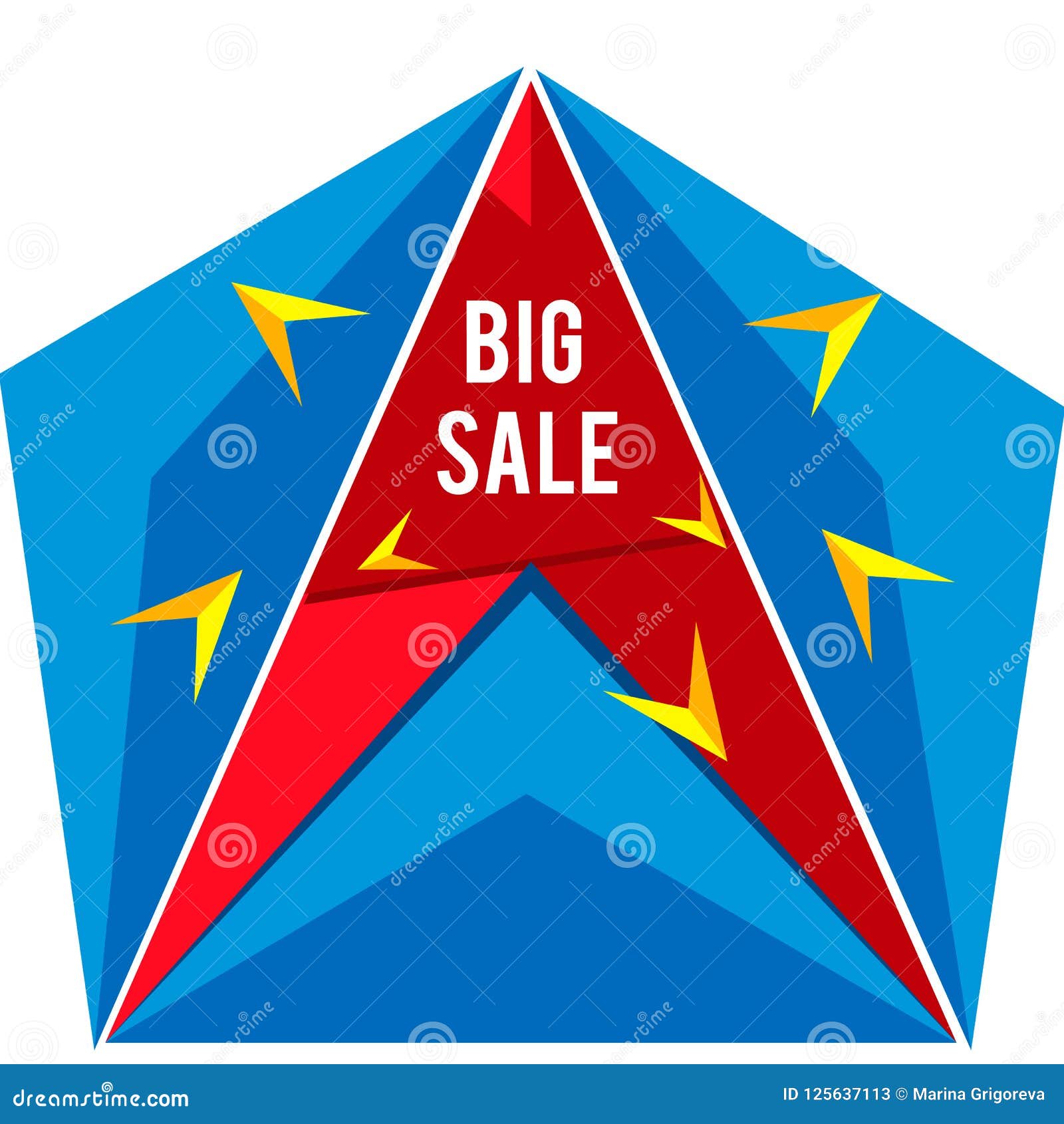 3D Price Tags Set 2. into Circle New Stock Vector - Illustration of ...