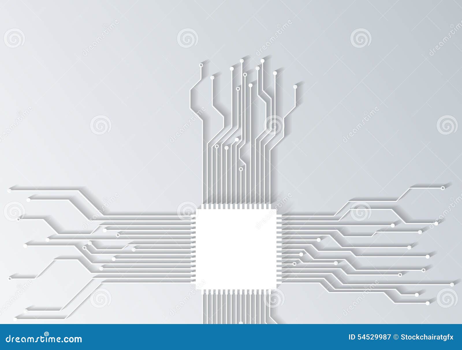 3d circuit board texture stock vector. Illustration of electronics ...