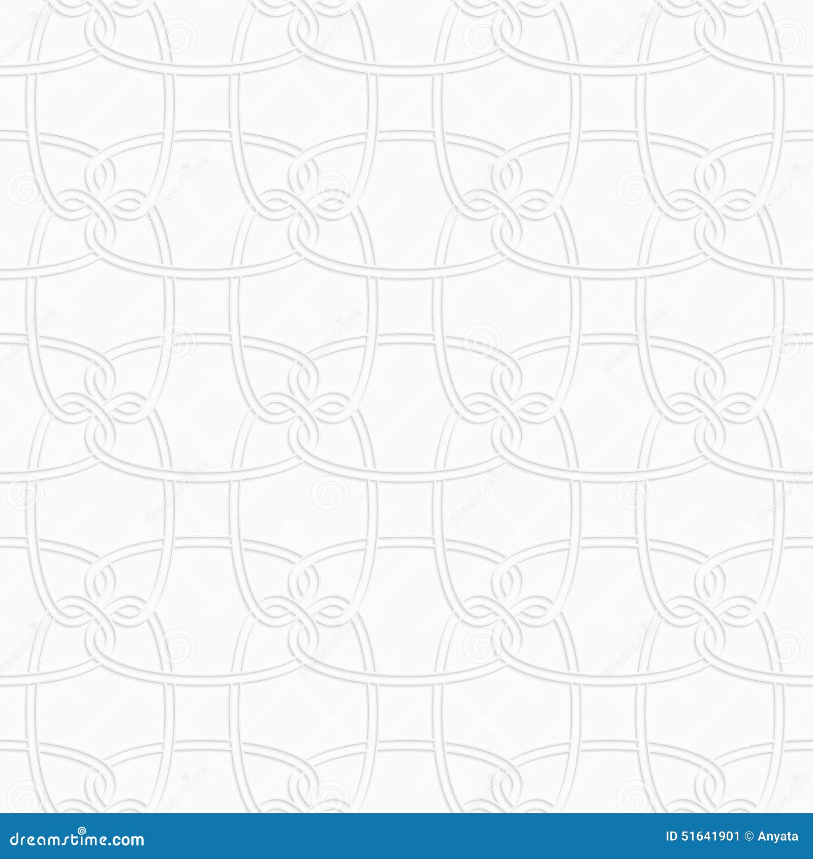 3D Circular Interlocking Ornament Stock Vector - Illustration of ...