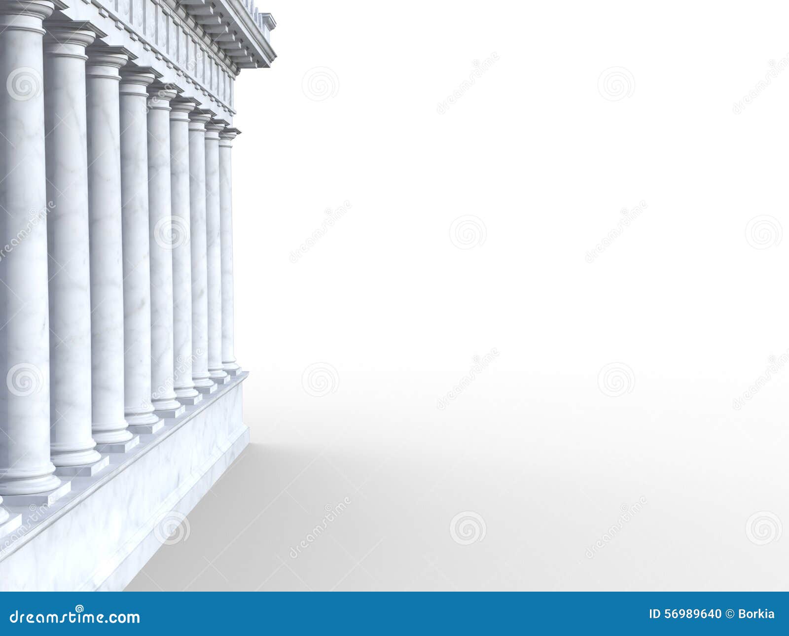 3d classical roman temple stock illustration. Illustration of judgment ...