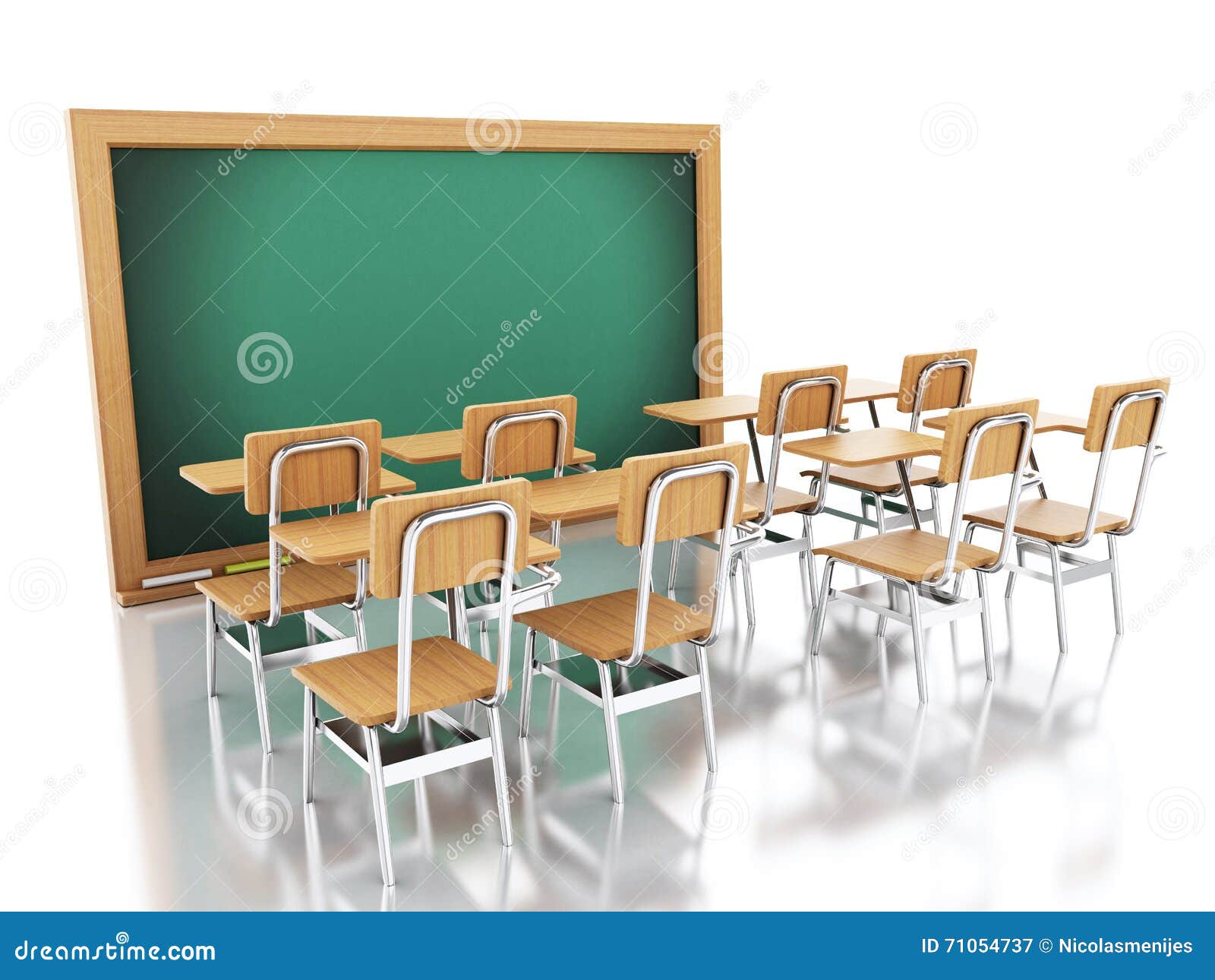 Classroom Chairs Chalkboard Stock Illustrations – 429 Classroom Chairs ...