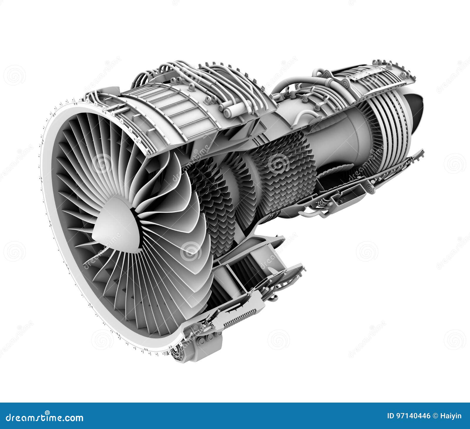Turbofan Compressor Drawings Cartoon Vector | CartoonDealer.com #208735987