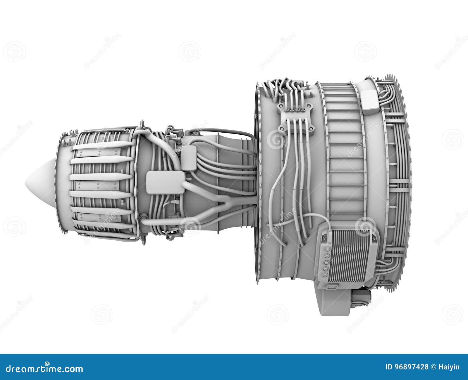 Clay Jet Engine Section Stock Illustration | CartoonDealer.com #76062016