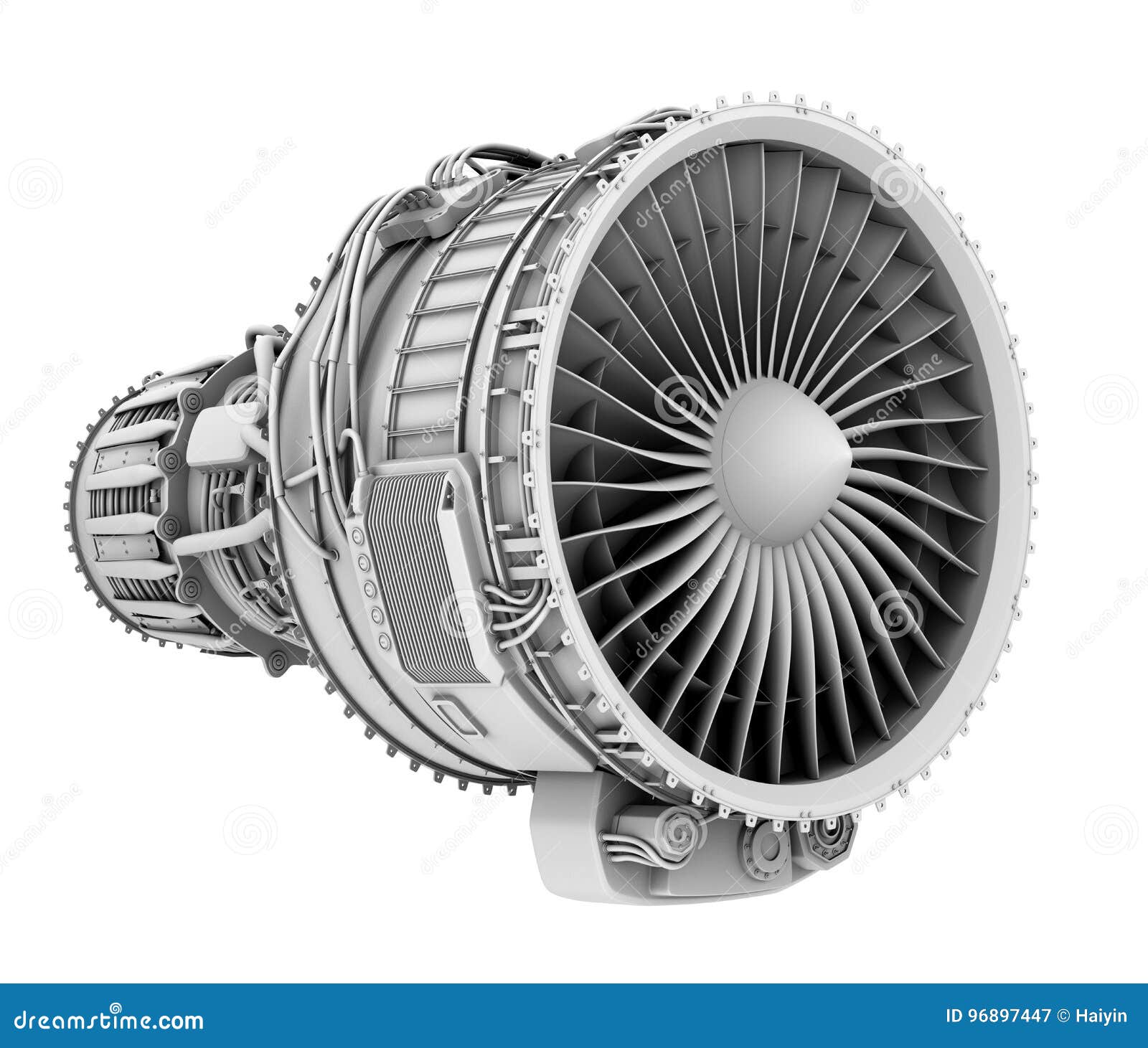 Clay Jet Engine Section Stock Illustration | CartoonDealer.com #76062016