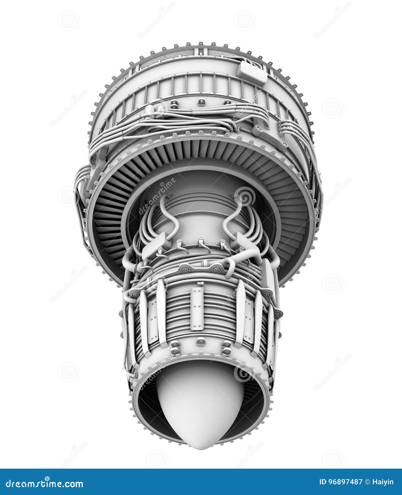 Clay Jet Engine Section Stock Illustration | CartoonDealer.com #76062016
