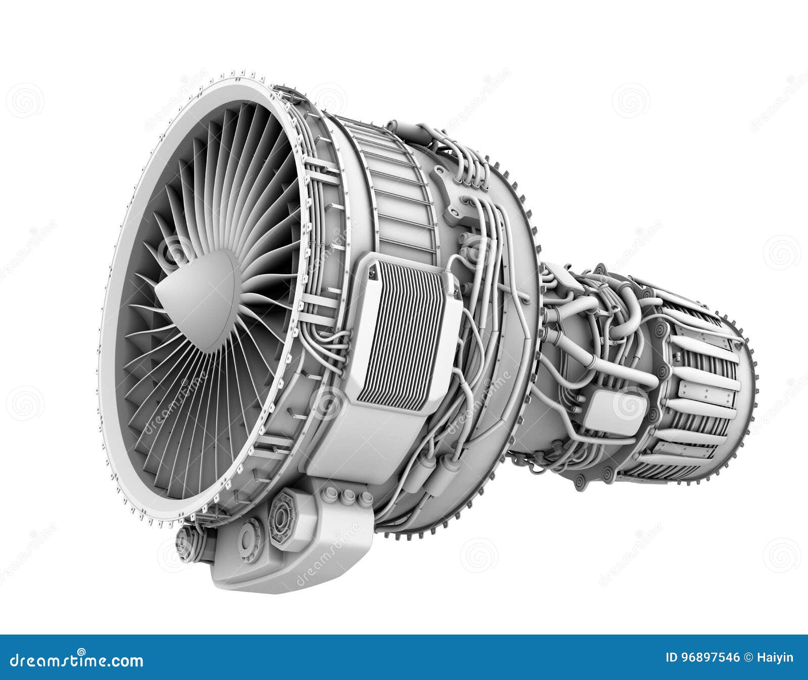 Clay Jet Engine Section Stock Illustration | CartoonDealer.com #76062016