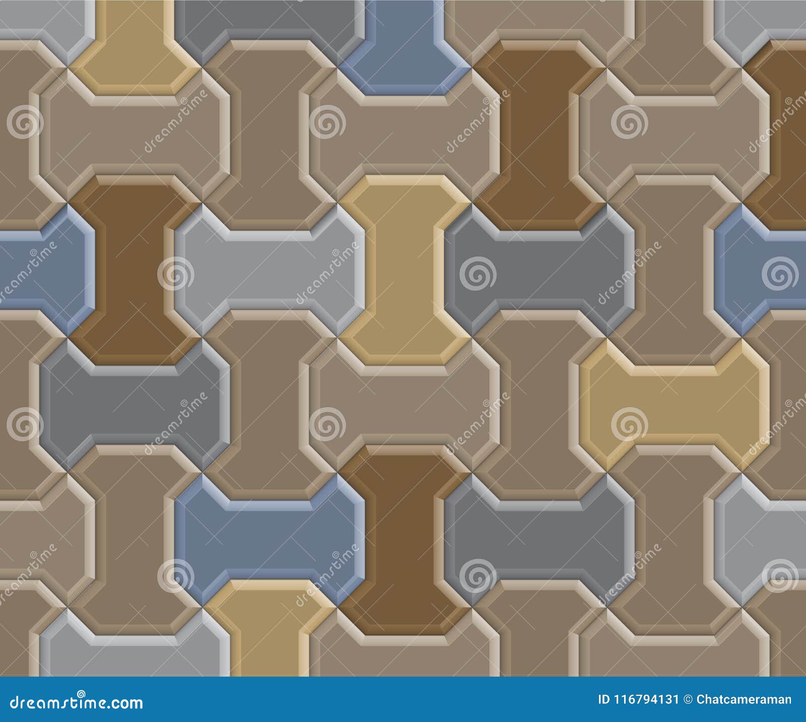 3D worm brick pavement stock vector. Illustration of surface - 116794131
