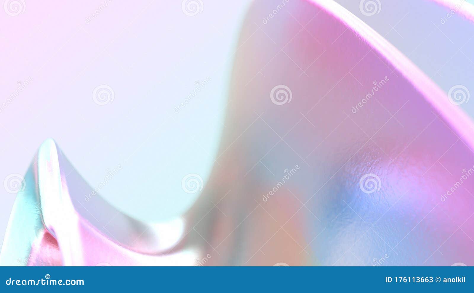 3d Clear Colorful Background in Multicolor Style Illustration. Stock ...
