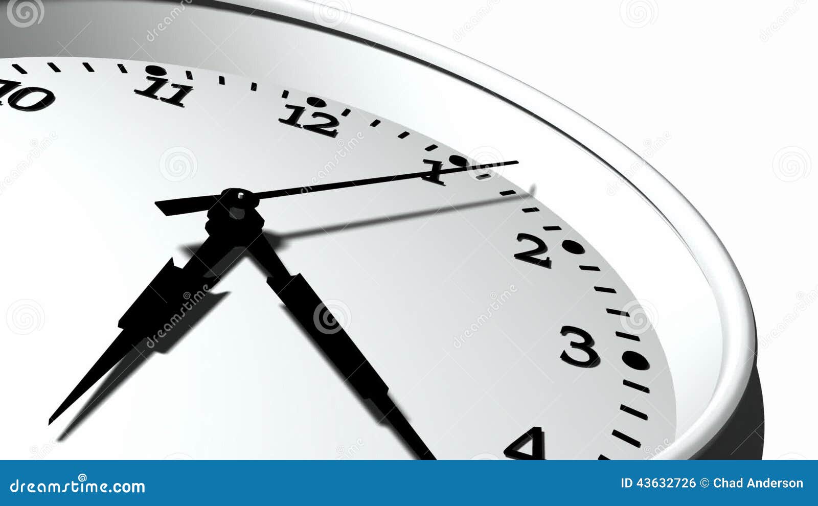 3D Clock Ticking Fast Time stock footage. Video of instrument - 43632726