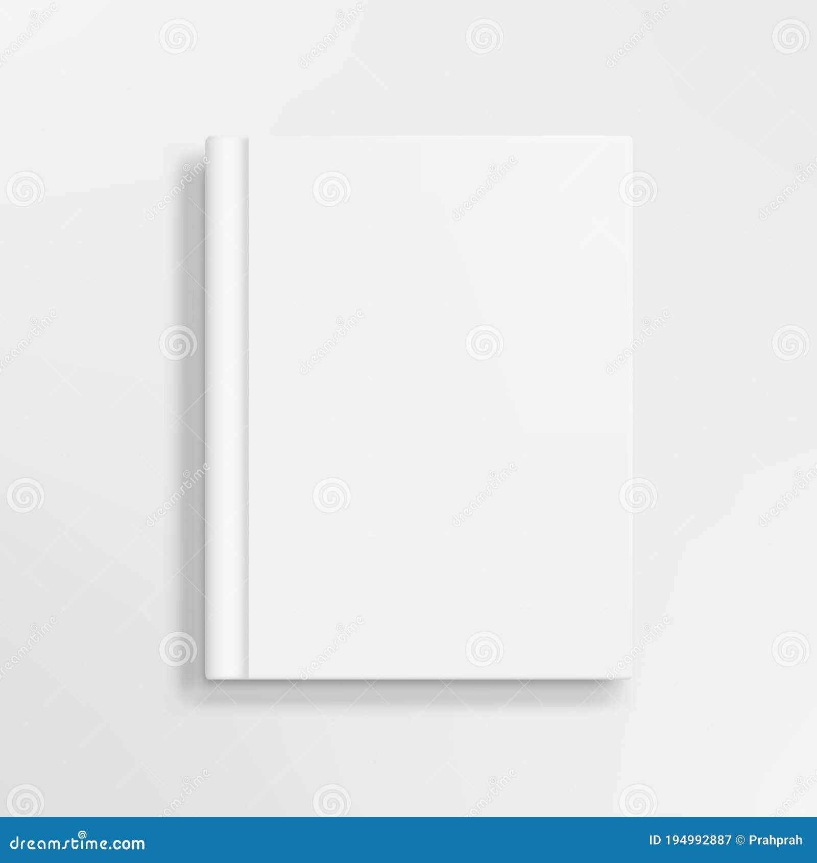 3D Closed Vertical Book, Magazine or Notebook Stock Vector ...