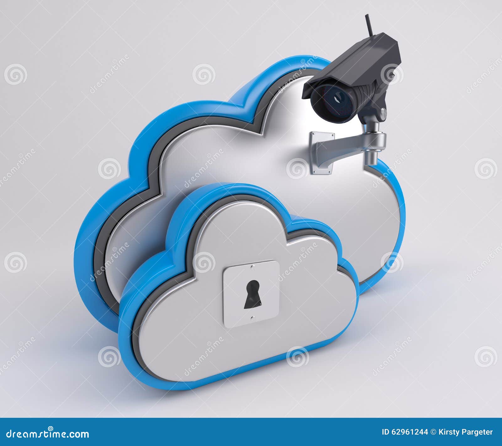 3D Cloud Drive Icon stock illustration. Illustration of disk - 62961244