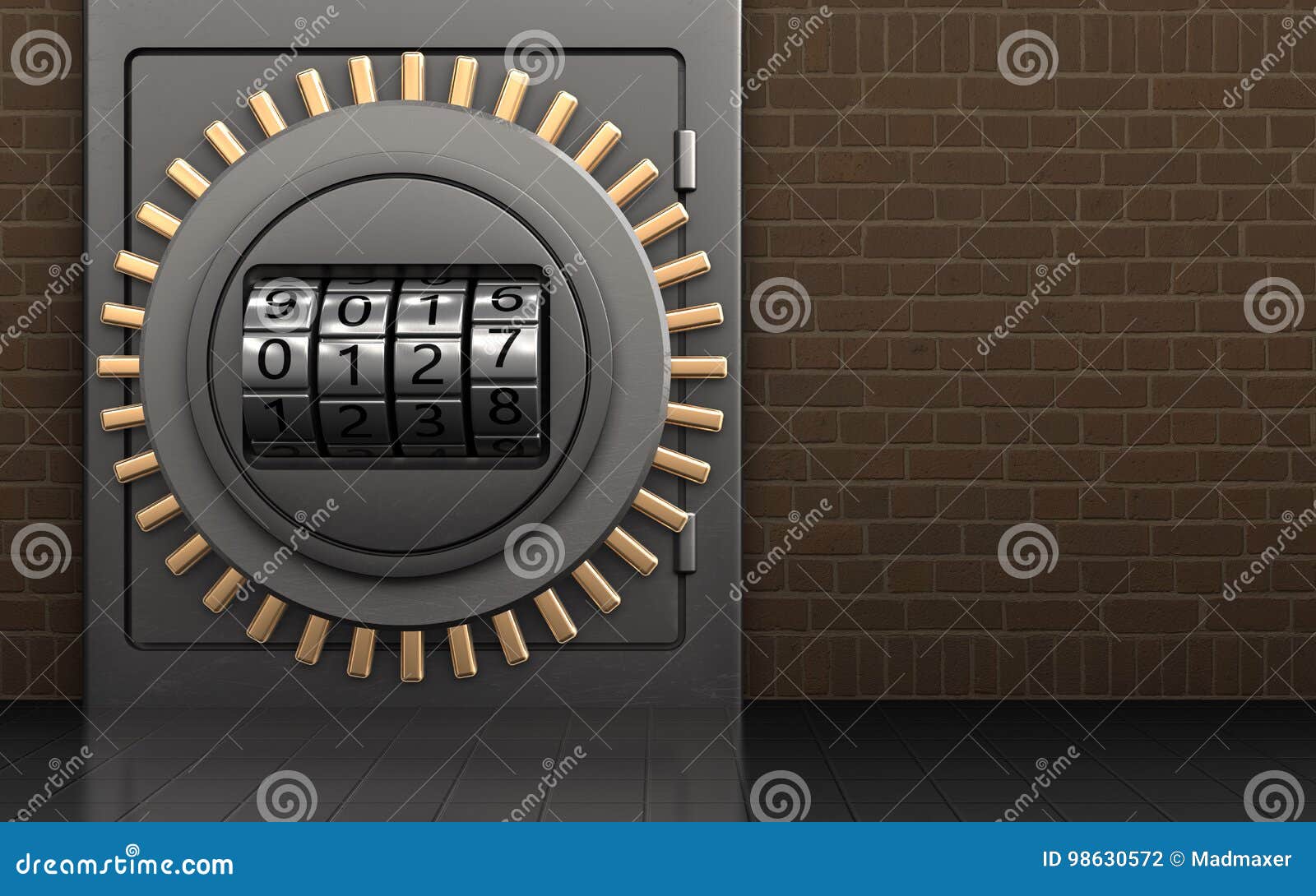 3d code dial code dial stock illustration. Illustration of iron - 98630572
