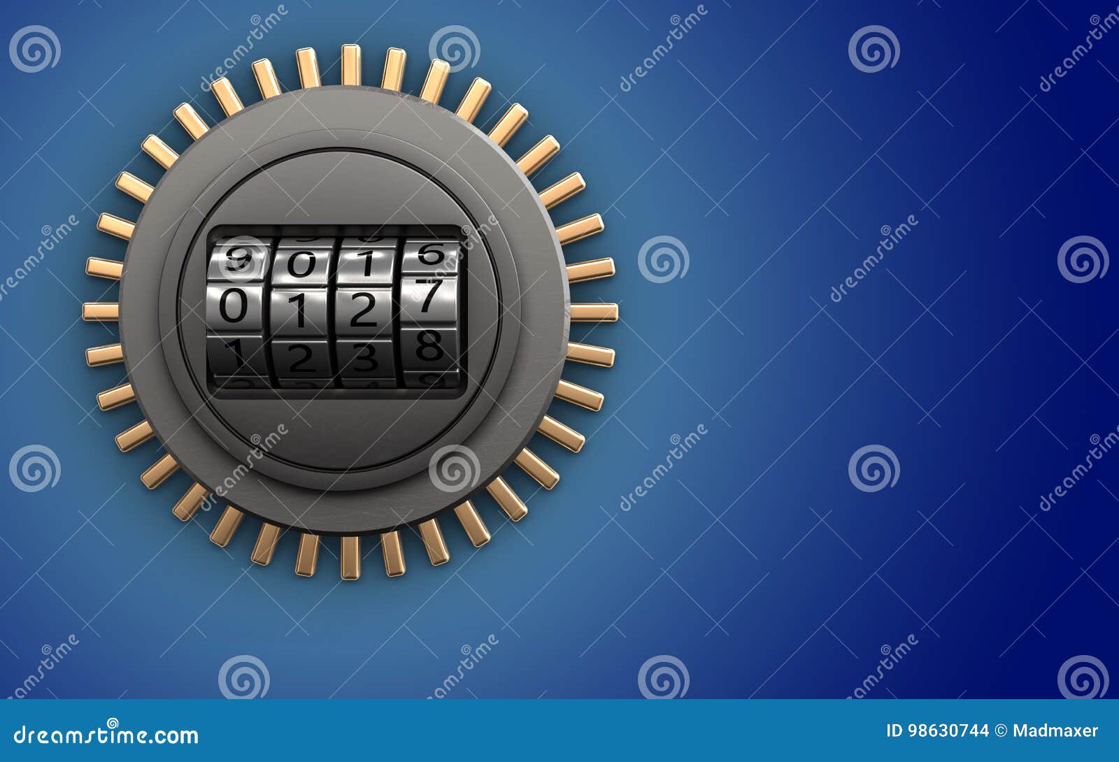 3d code dial code dial stock illustration. Illustration of blue - 98630744
