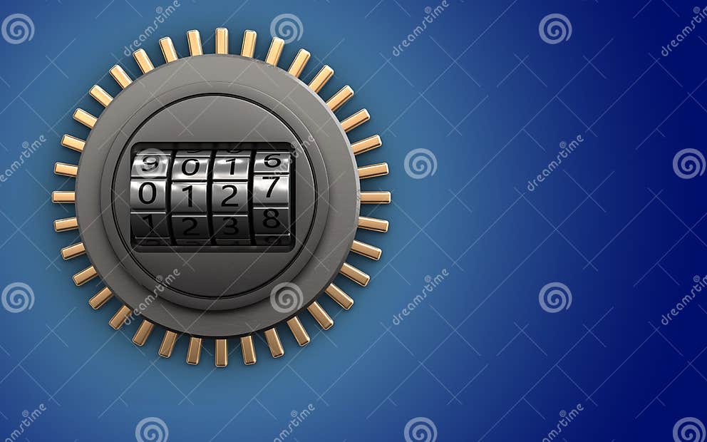 3d code dial code dial stock illustration. Illustration of blue - 98630744