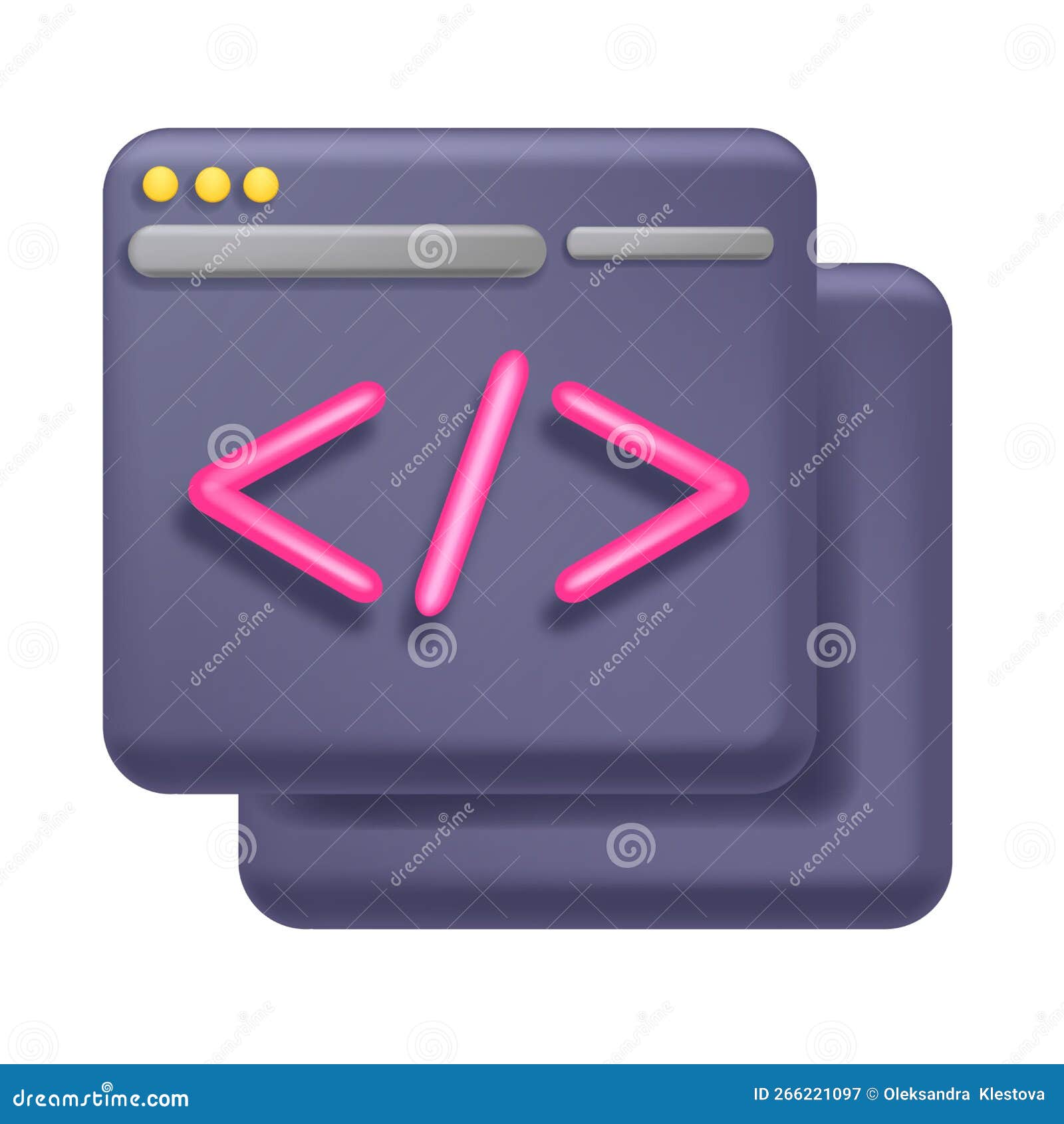 3D-Code-Symbol Vektor Python Abstrakte Api Business-Technologie ...