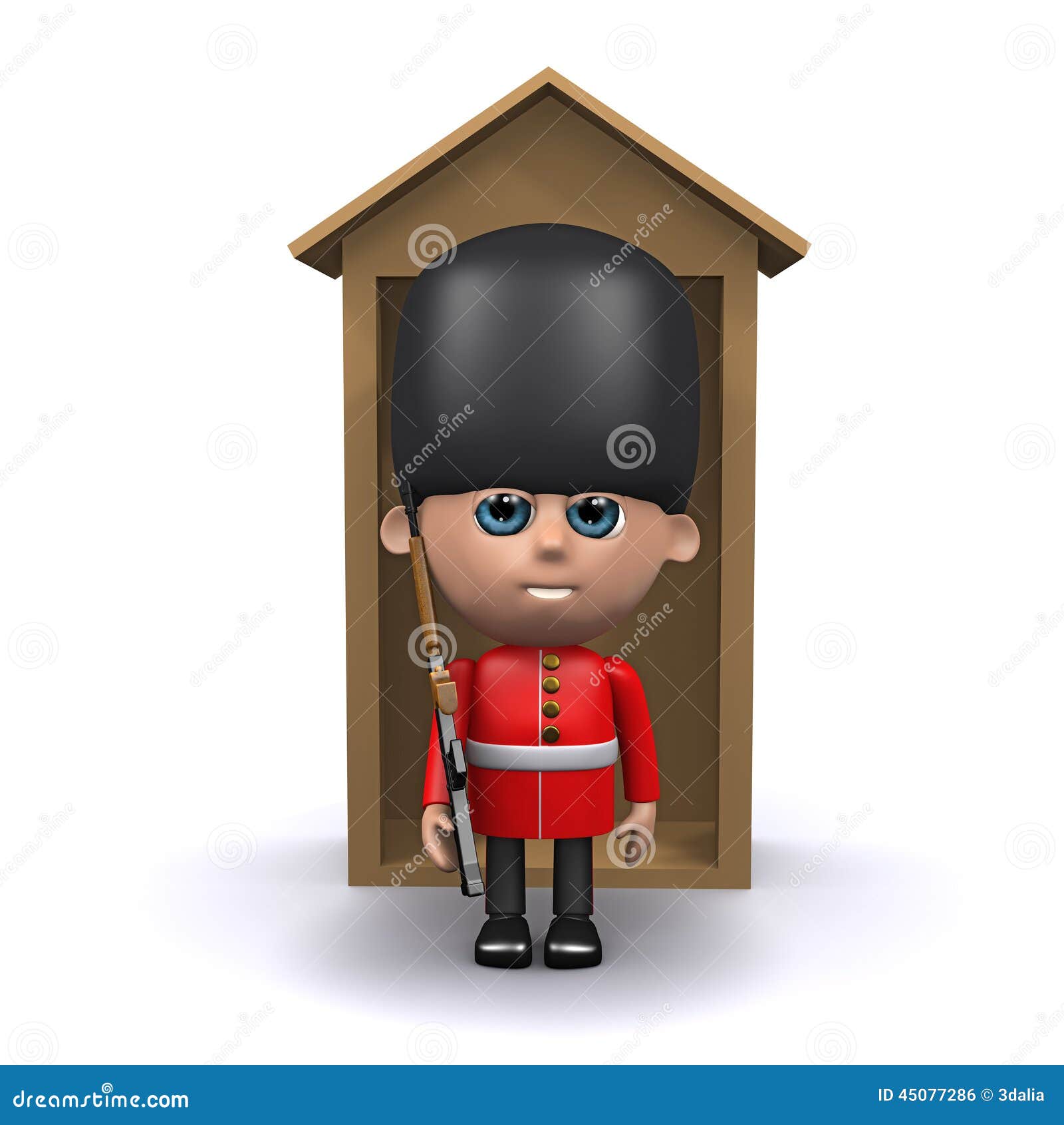 Sentry Box Vector Illustration | CartoonDealer.com #2918780