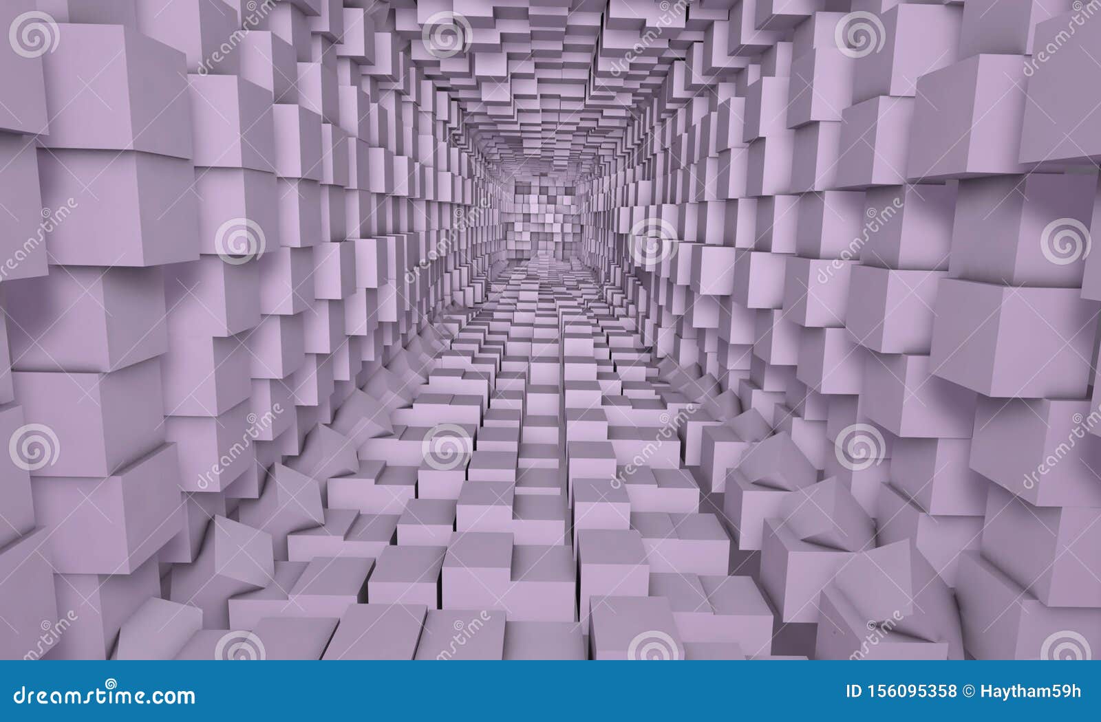 3d Gradients Cube Wallpaper Room Stock Illustration - Illustration of ...