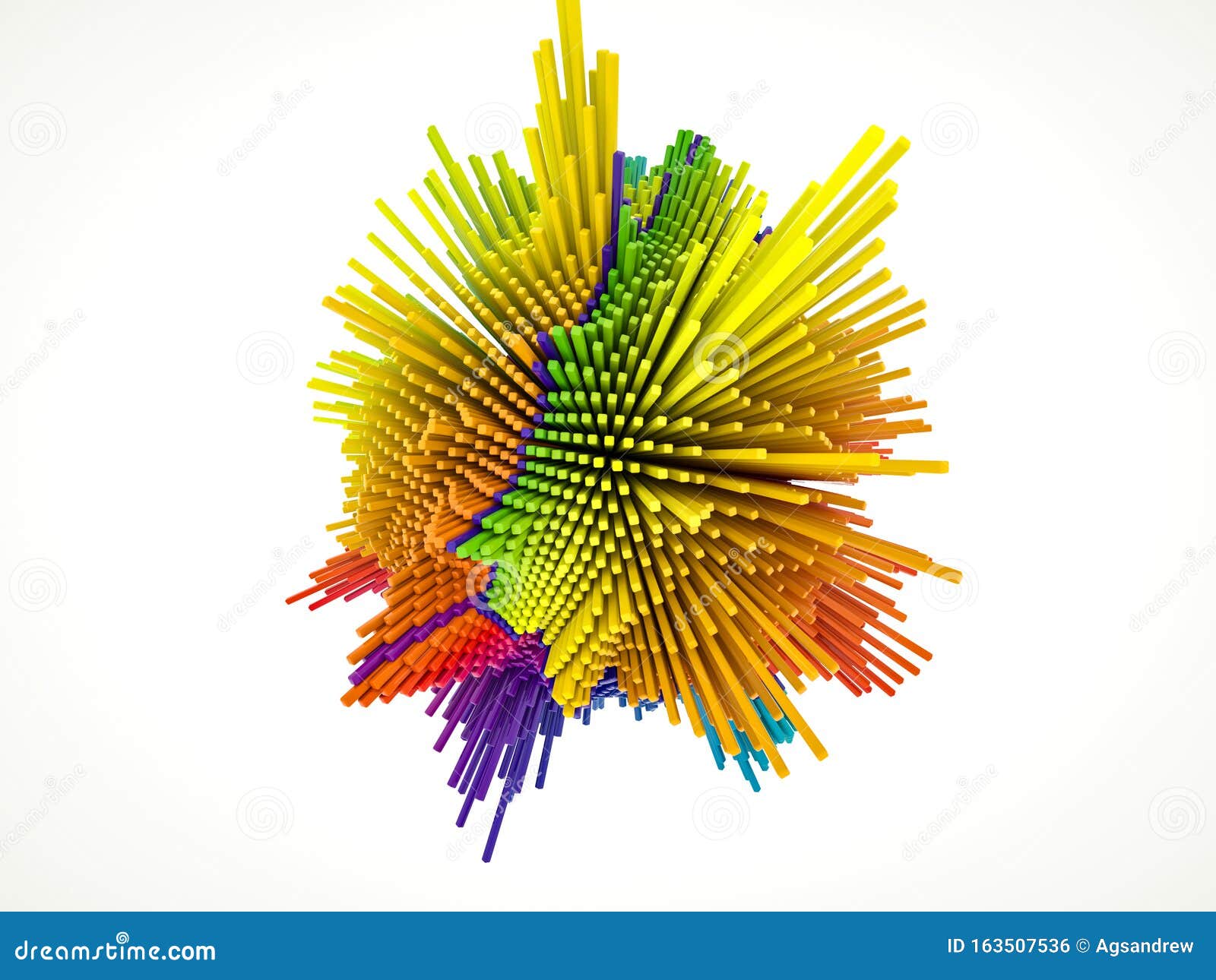 3D Color Space stock illustration. Illustration of abstract - 163507536