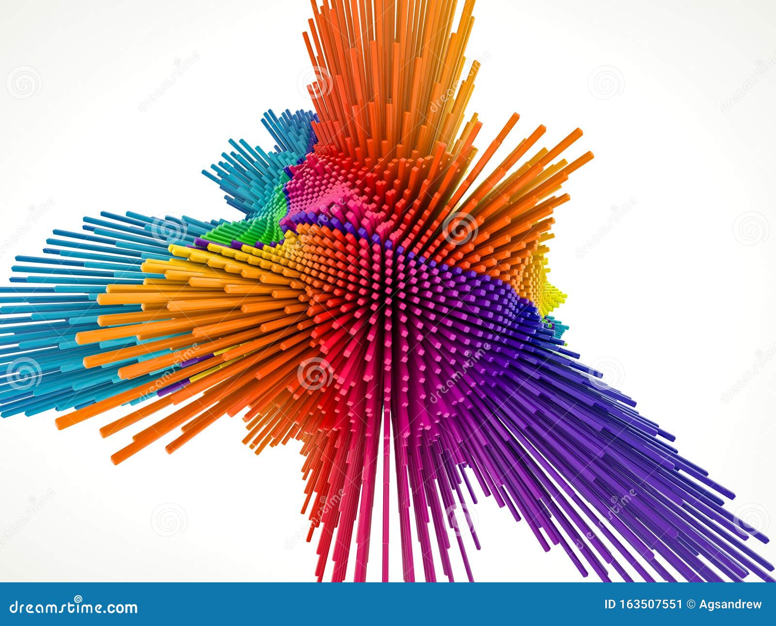 3D Color Space stock illustration. Illustration of math - 163507551