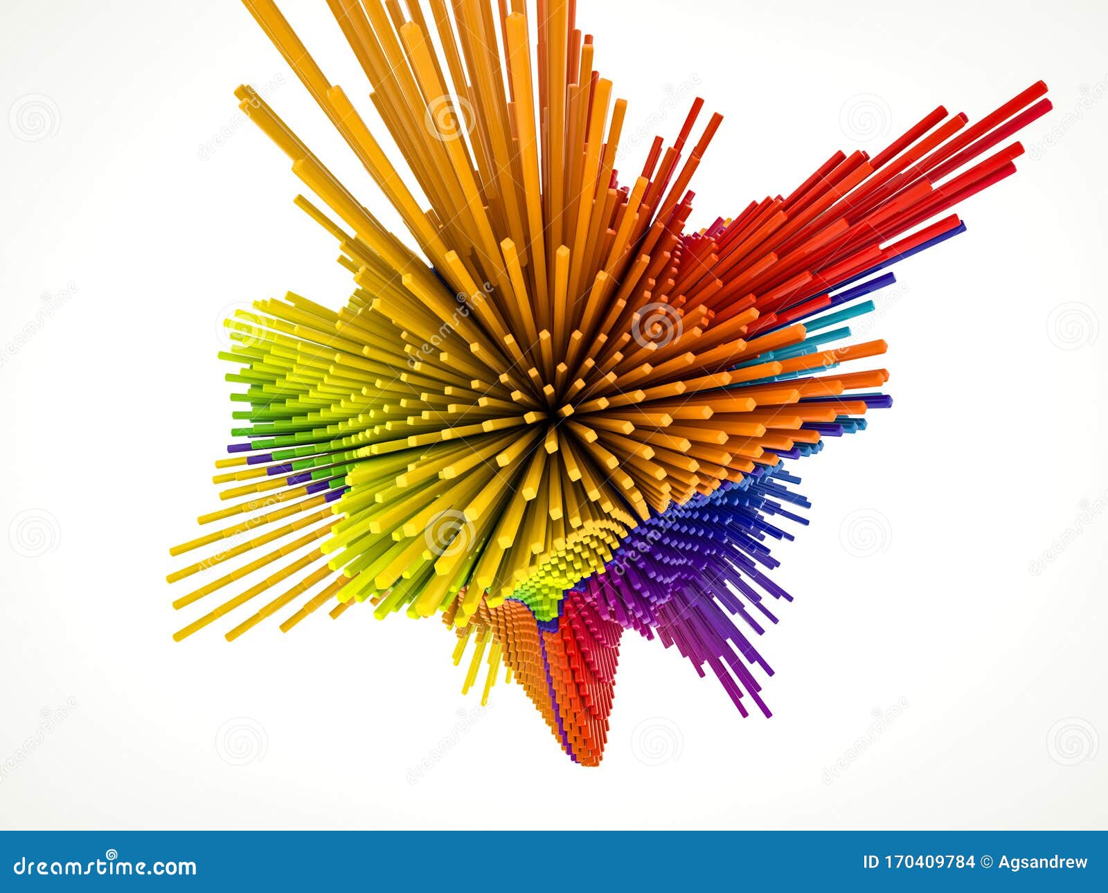 3D Color Space stock illustration. Illustration of particle - 170409784