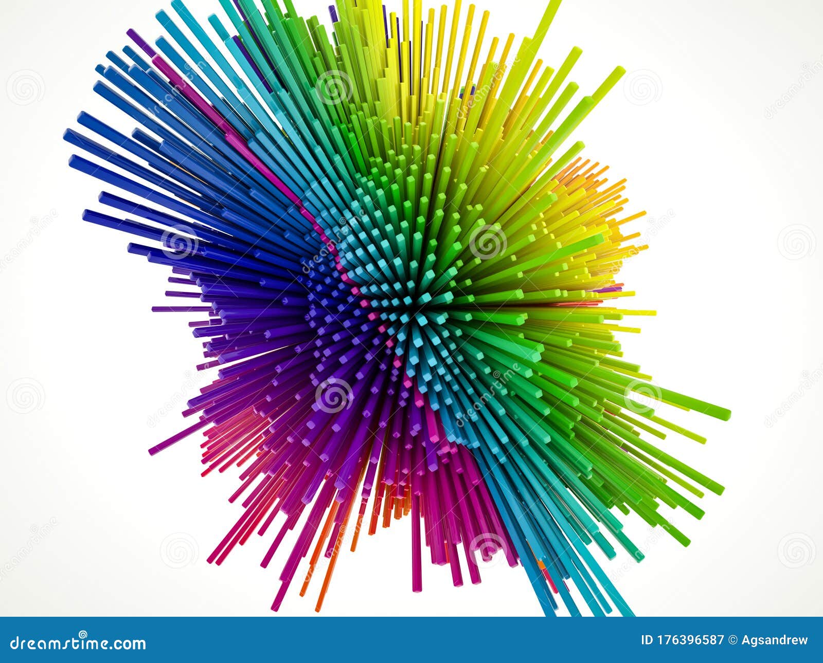 3D Color Space stock illustration. Illustration of extrusion - 176396587