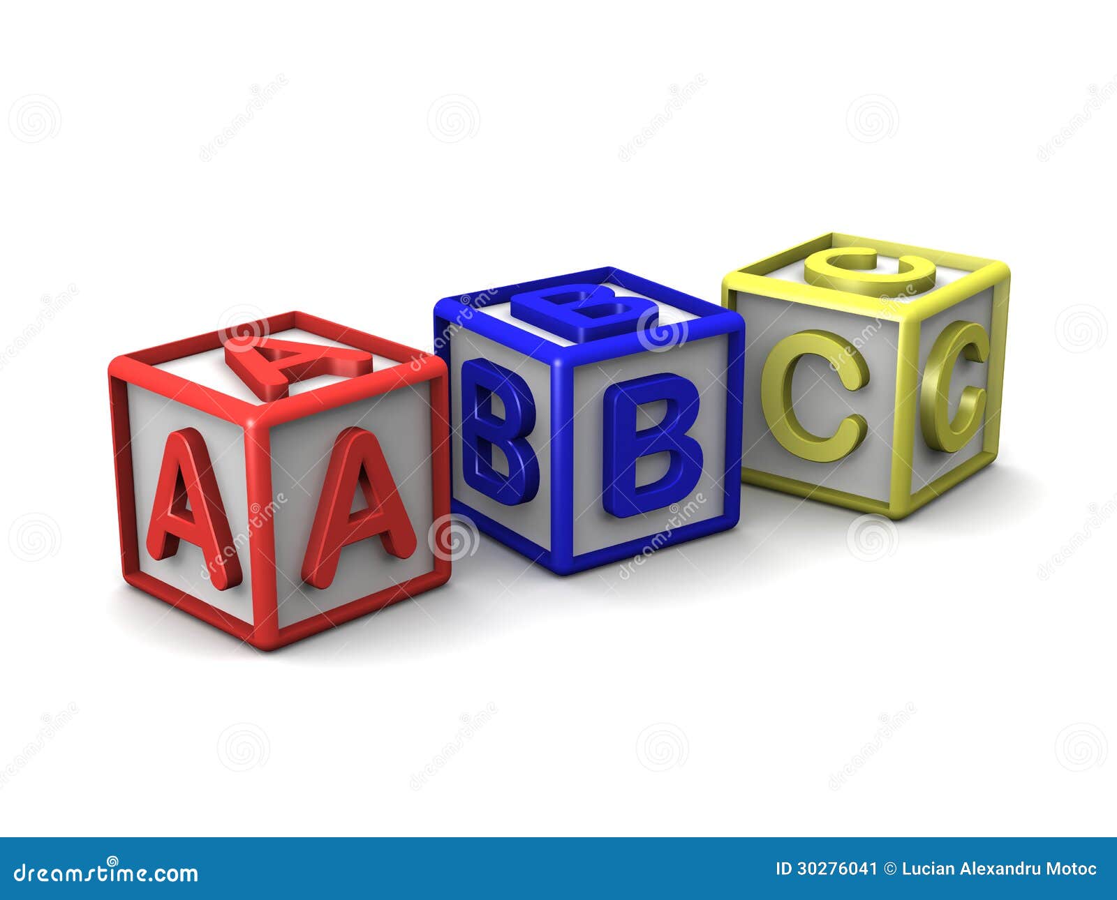 A B C Letters Cubes stock illustration. Illustration of letters - 30276041