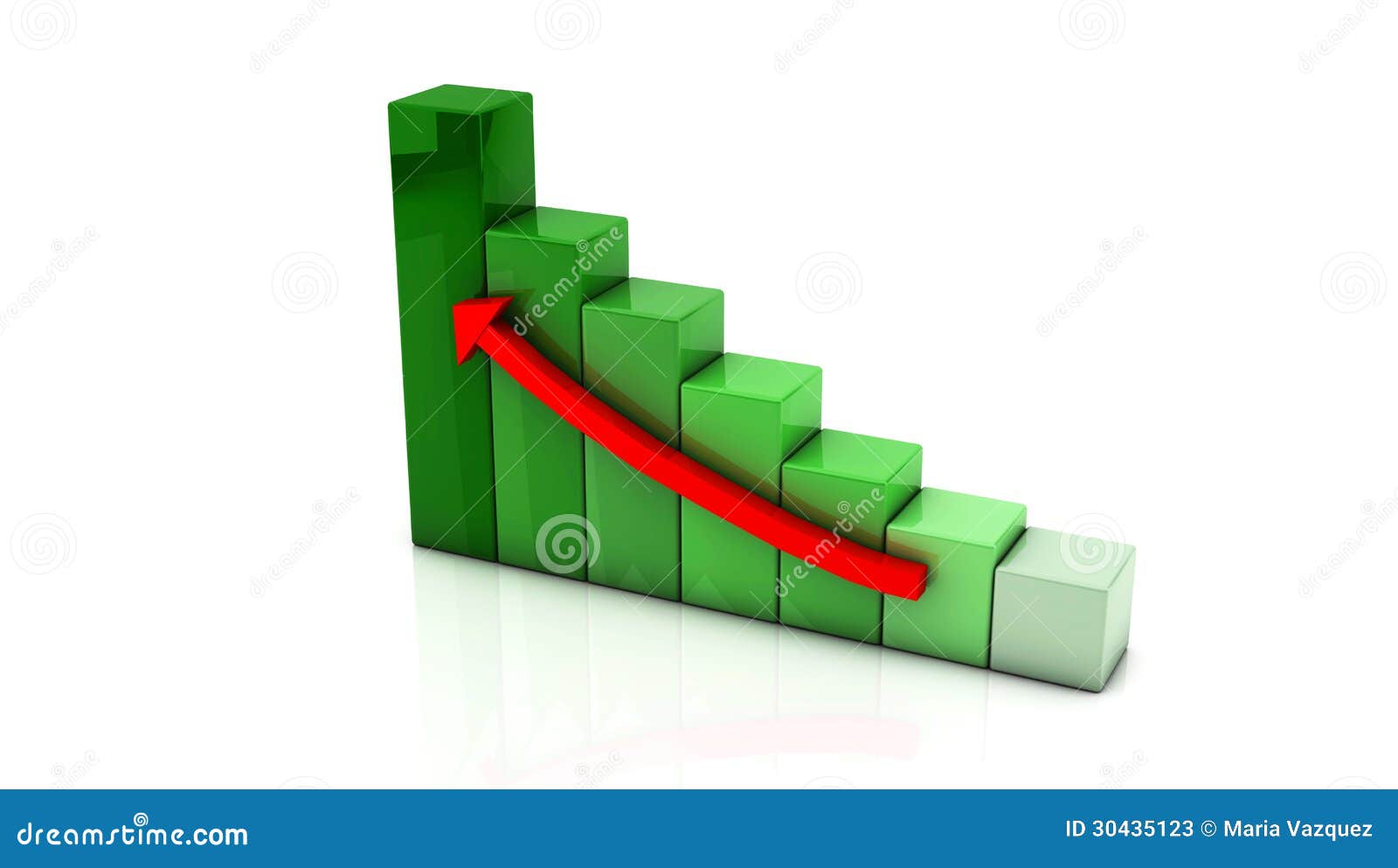 3d colored graph stock illustration. Illustration of icon - 30435123