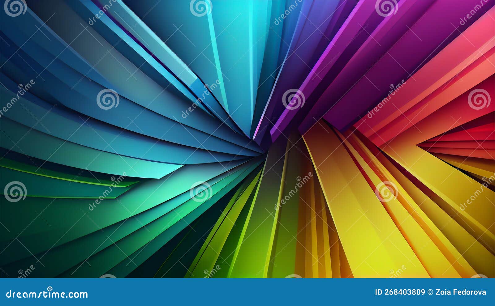 3D Colorful Background stock illustration. Illustration of rainbow ...