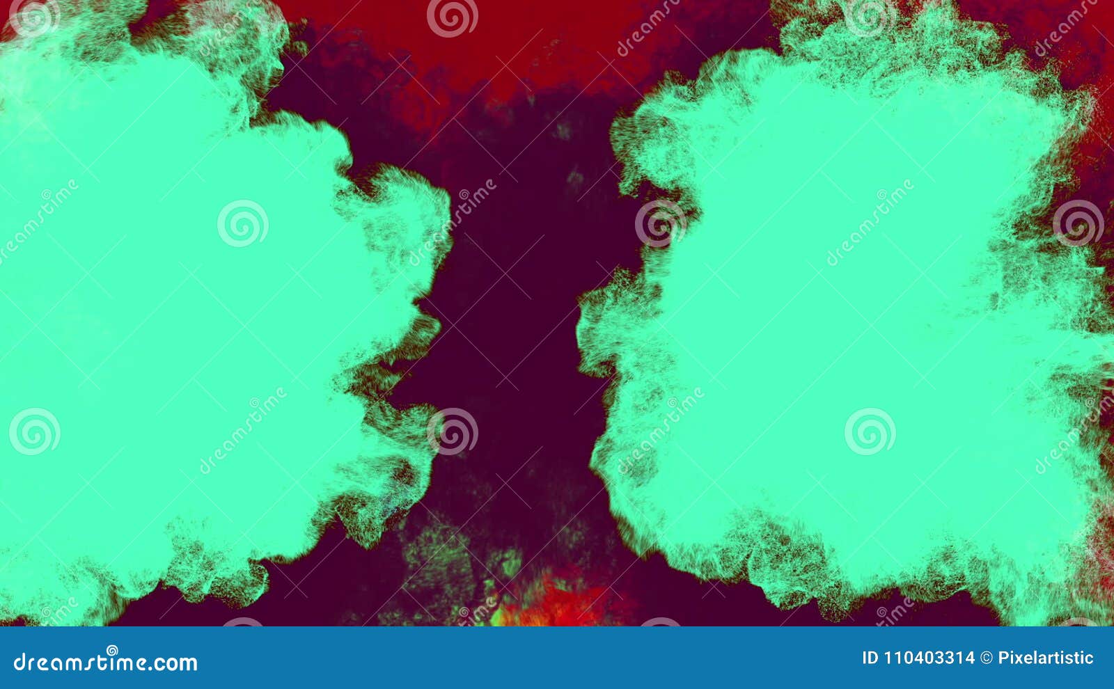 2d Colorful Explosion and Mixing into One Another Stock Footage - Video ...