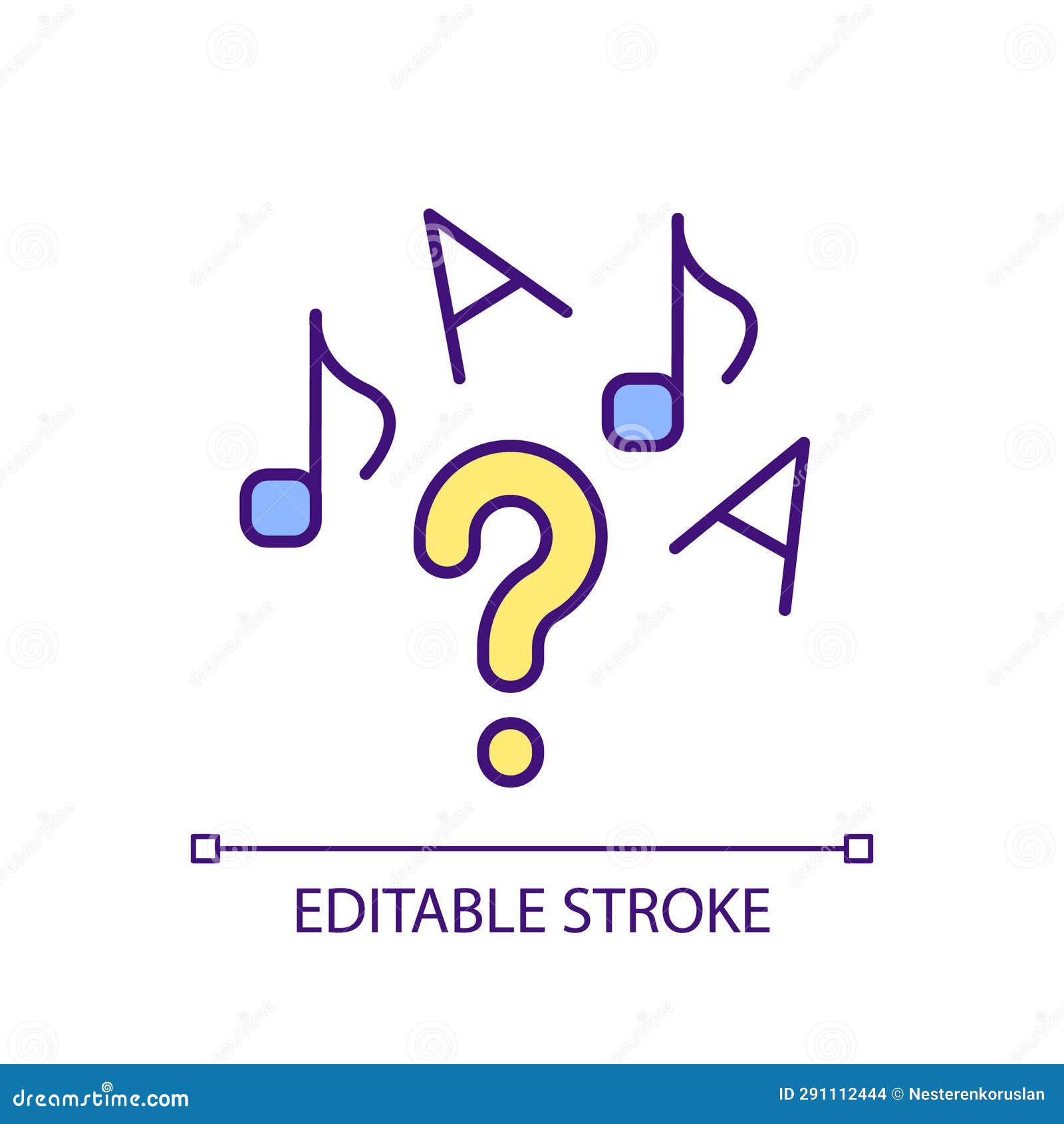 2D Colorful Reading Challenges Icon Stock Illustration - Illustration ...