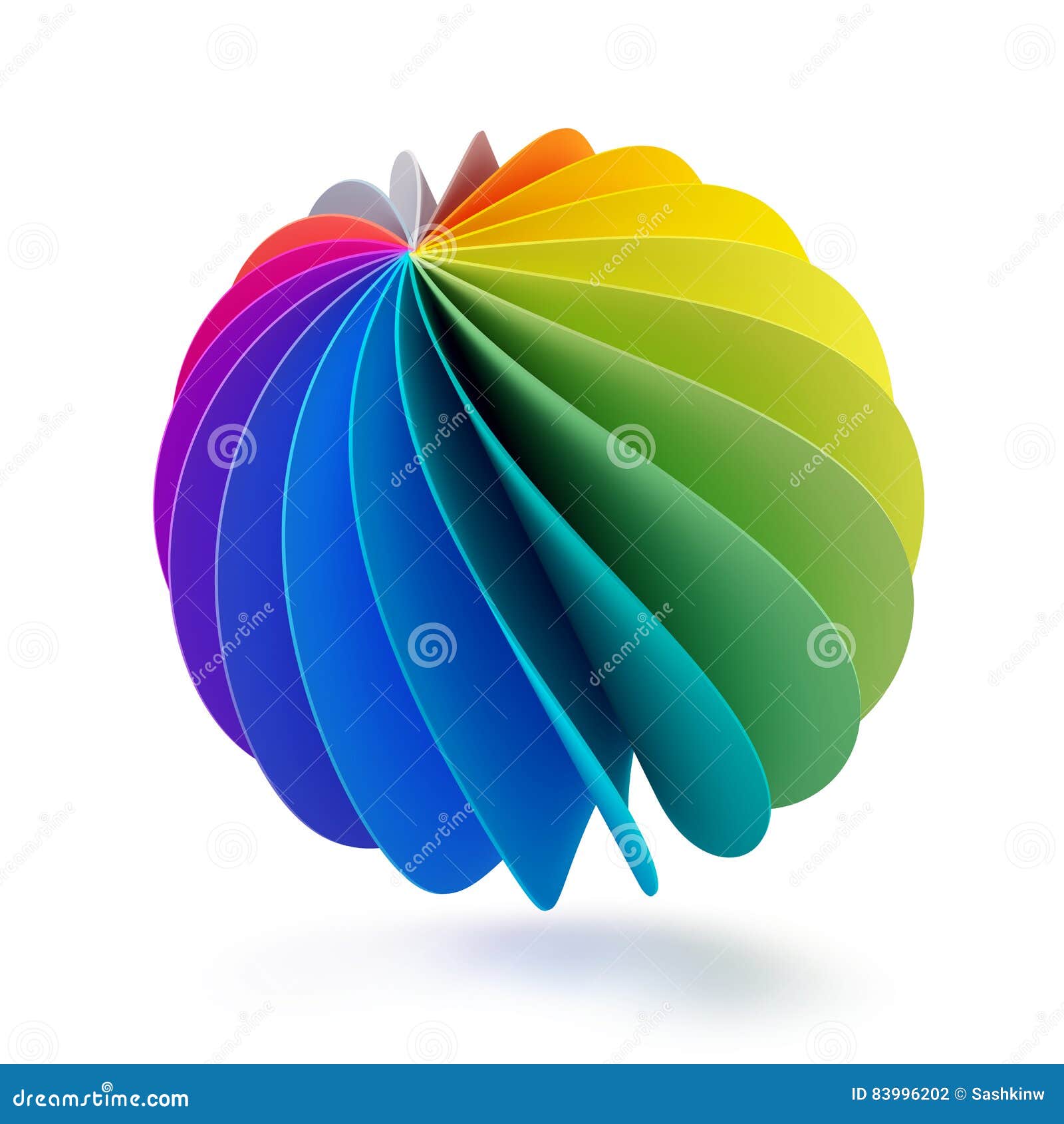 Colorful Sphere With Lone Tree, Roots Anchoring Amidst Transitioning ...