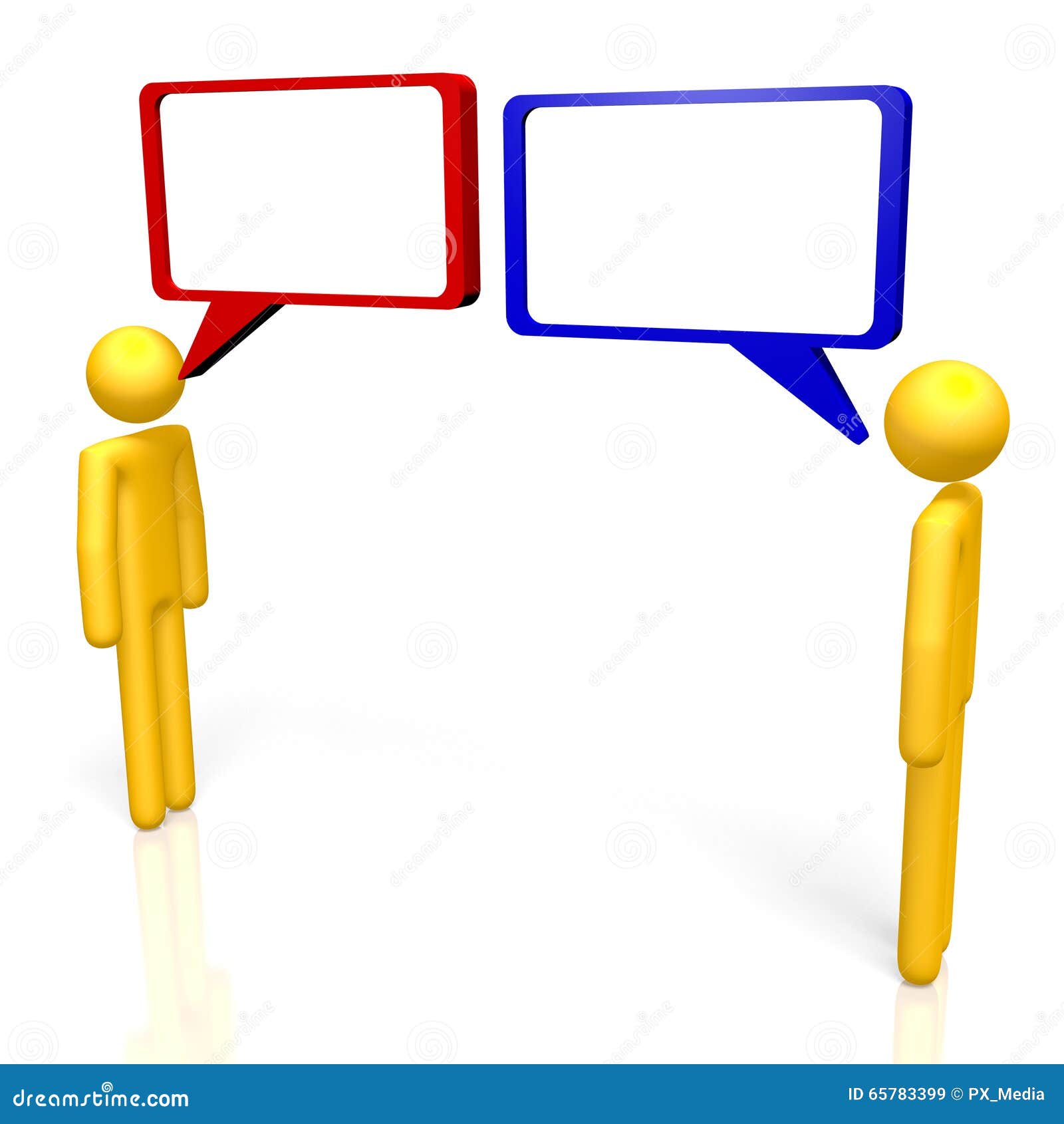 3D communication concept stock illustration. Illustration of talk ...