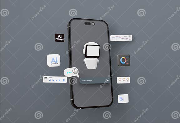 3D Computer AI Robot Chatbot Web UIUX. . SOFTWARE Programming Algorithms Stock Photo - Image of ...