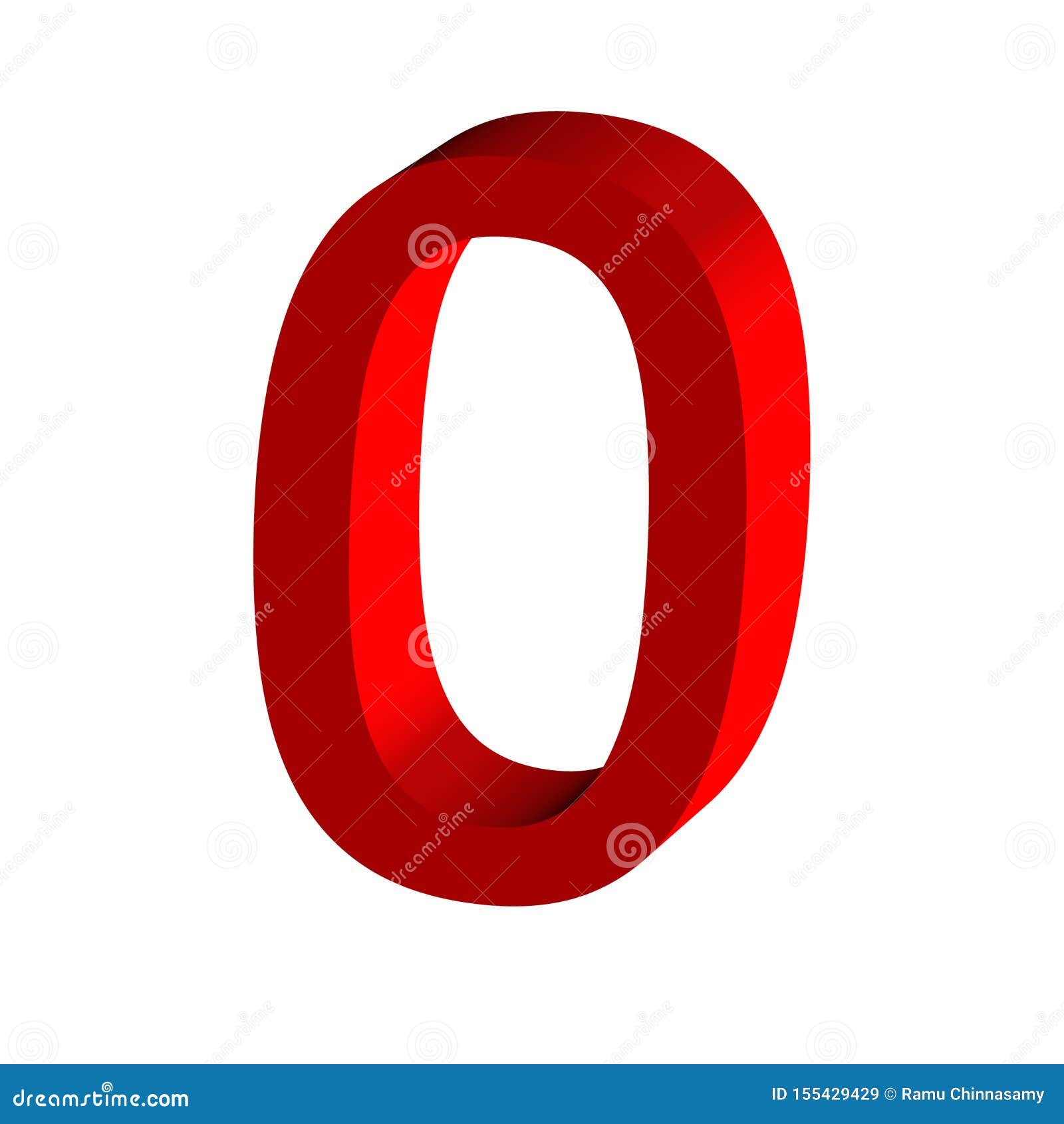 Number zero stock illustration. Illustration of figure - 155429429